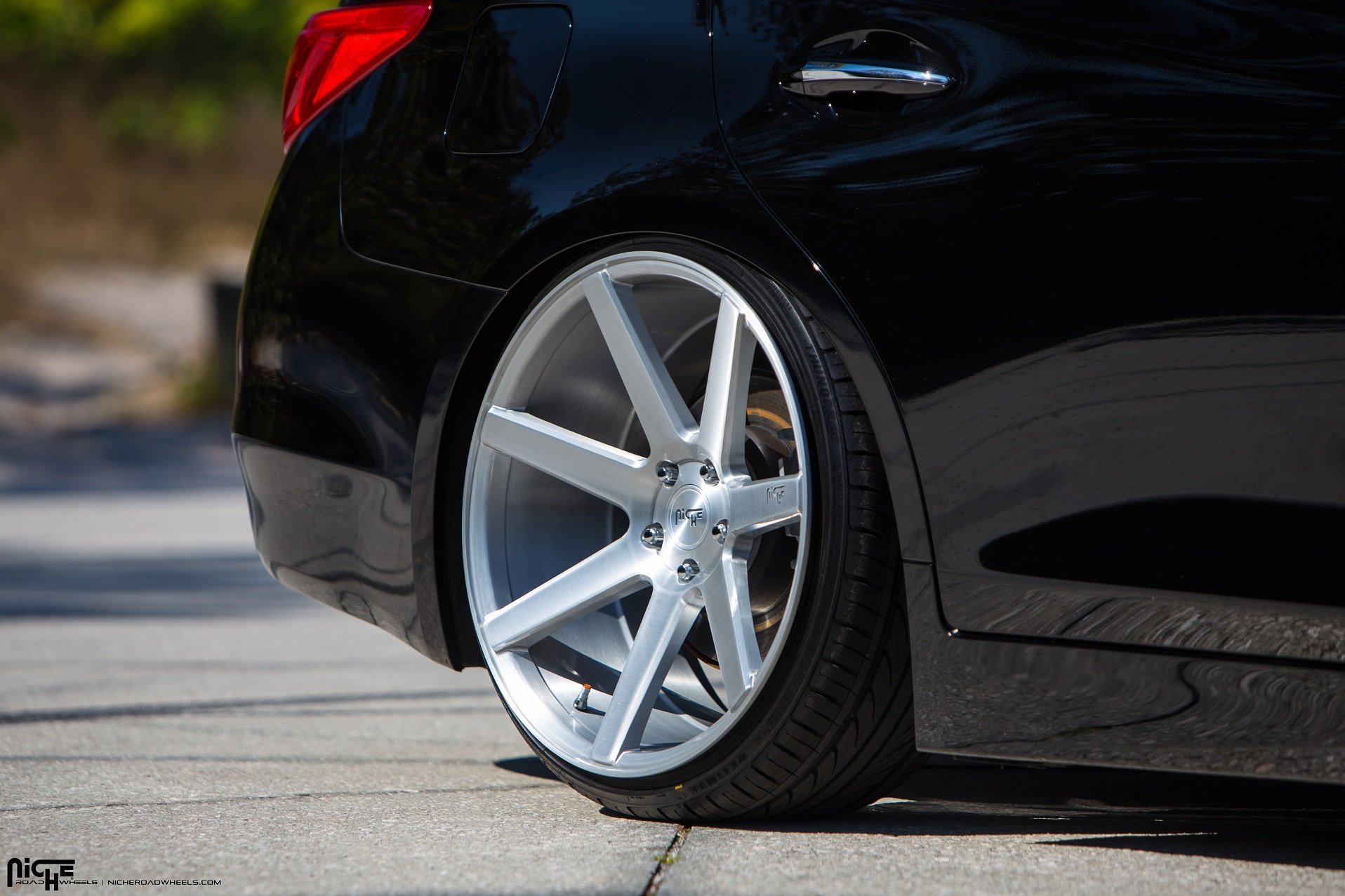 Stanced Infiniti Q50 Enhanced With Air Suspension and Niche Rims ...