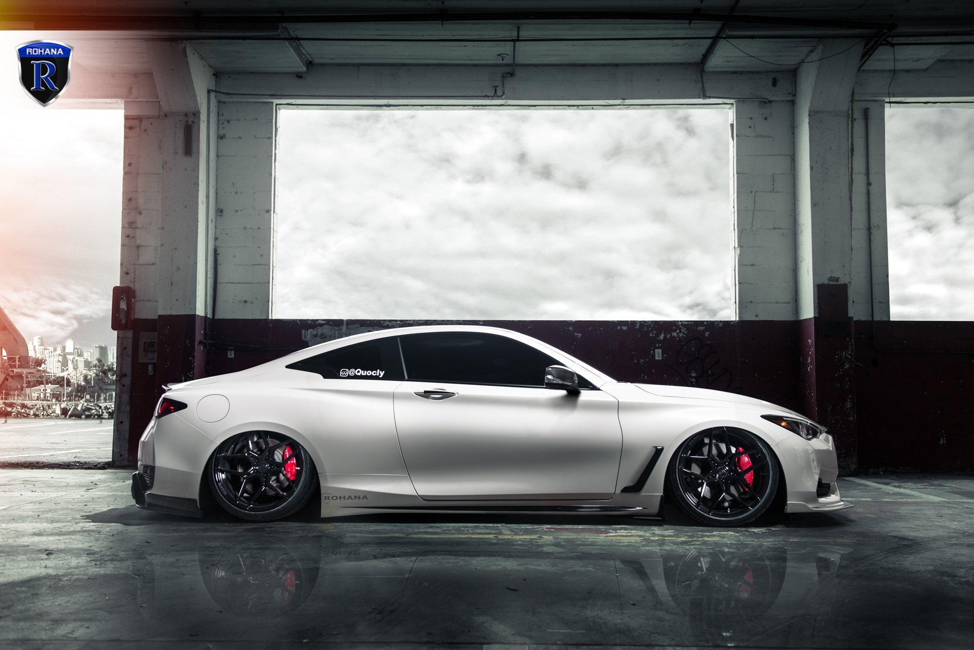 Lowered Infiniti Q60 Goes Racy with Custom Ground Effects | CARiD.com ...