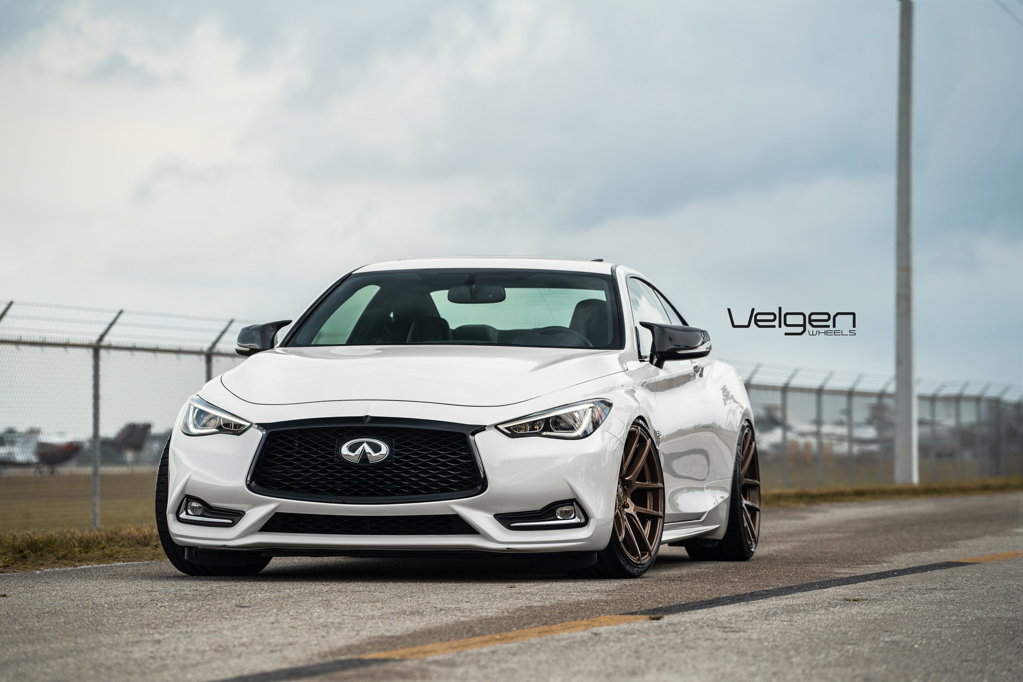 Clean Looking Infiniti Q60 Shod in Custom Velgen Wheels | CARiD.com Gallery