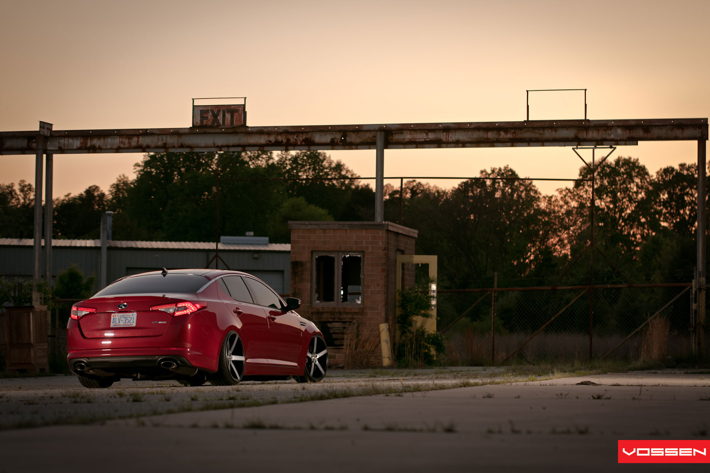 Stanced Out Kia Optima With Air Suspension and Custom Wheels | CARiD ...