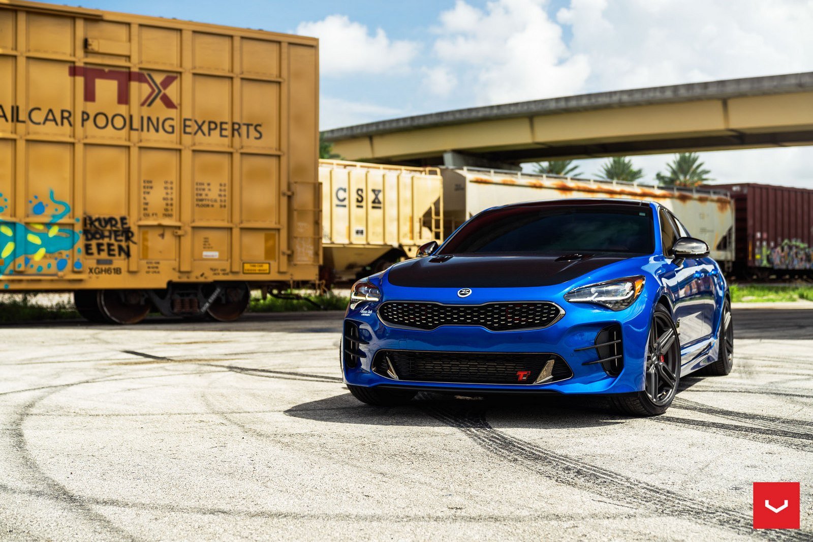 Blue Kia Stinger Gone Racy With Aftermarket Body Details | CARiD.com ...