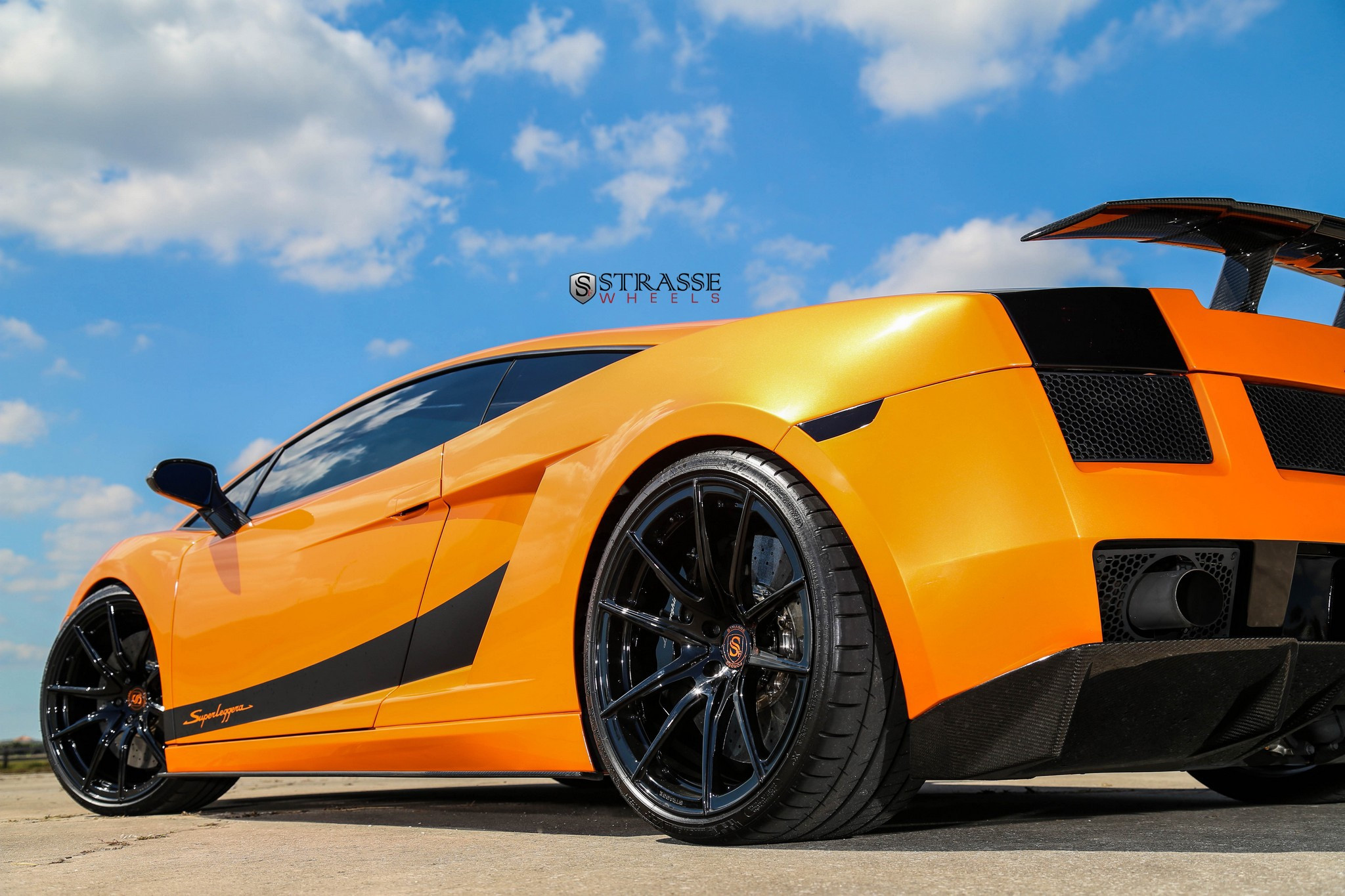 Orange Lamborghini Gallardo Superleggera Gone Wild with Custom Parts ...