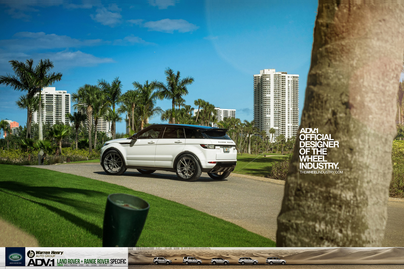 Fashion look of Range Rover Evoque Fitted With ADV1 Rims | CARiD.com ...