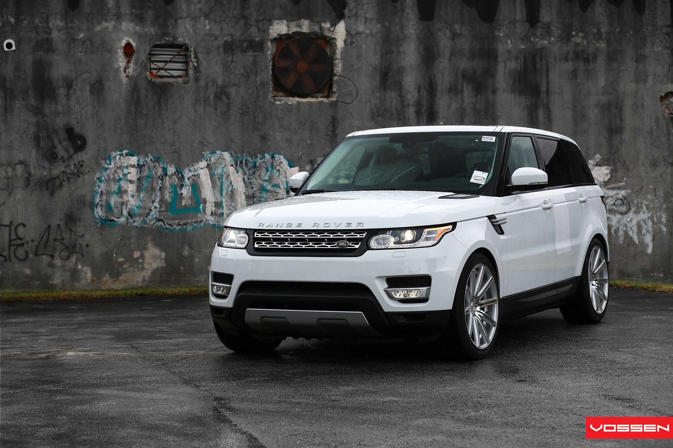 This is What Elegance Looks Like: White Range Rover Sport by Vossen ...