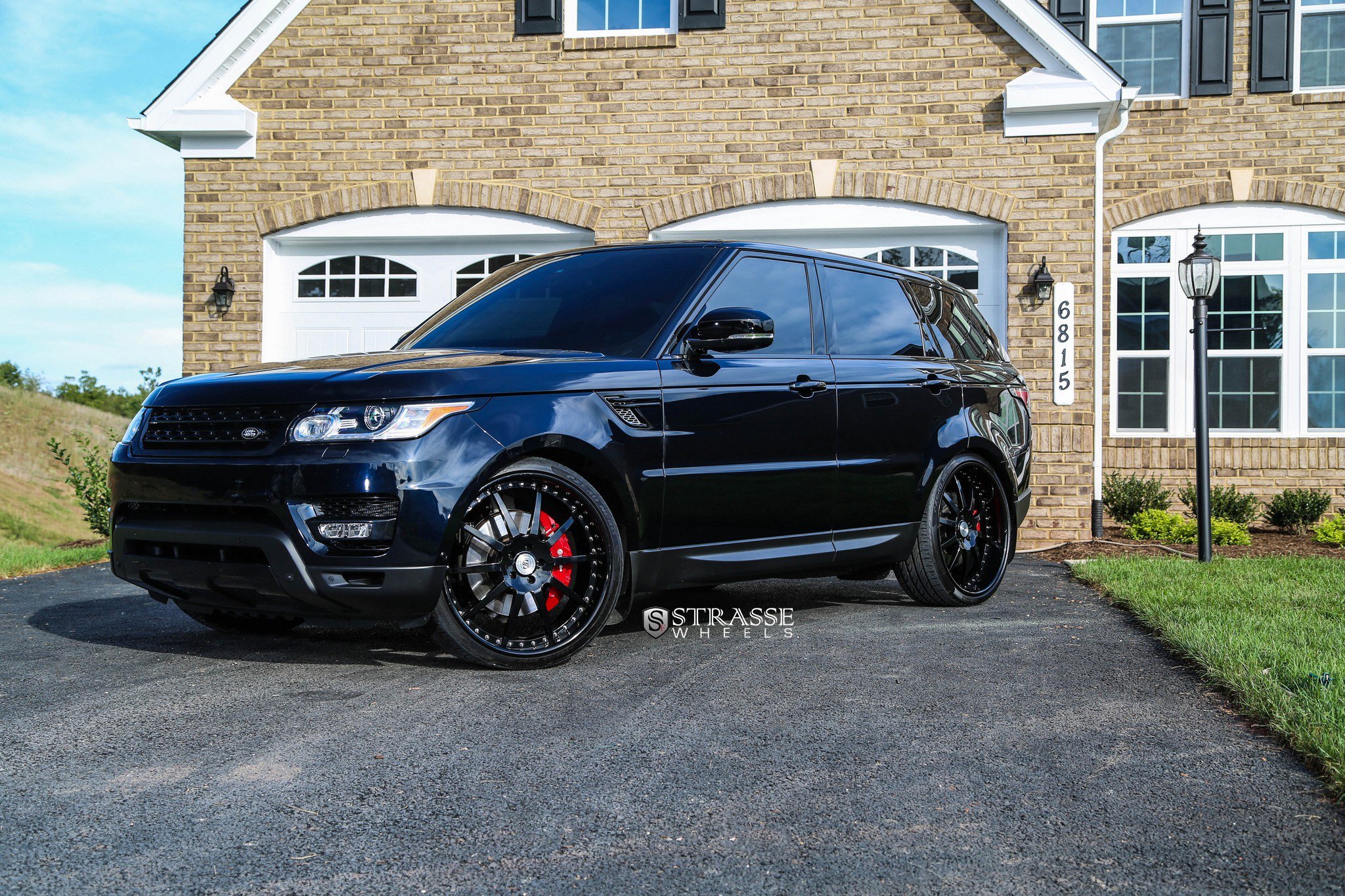 Range Rover Sport Looking Mean with Blacked Out Mesh Grille and Black ...