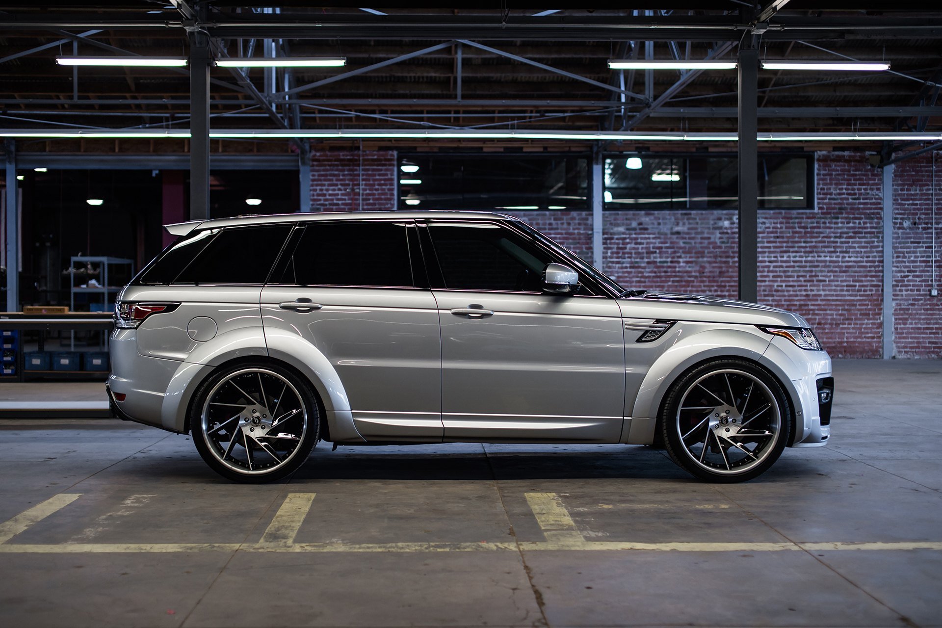 Urban Warrior: Customized Gray Range Rover Sport | CARiD.com Gallery
