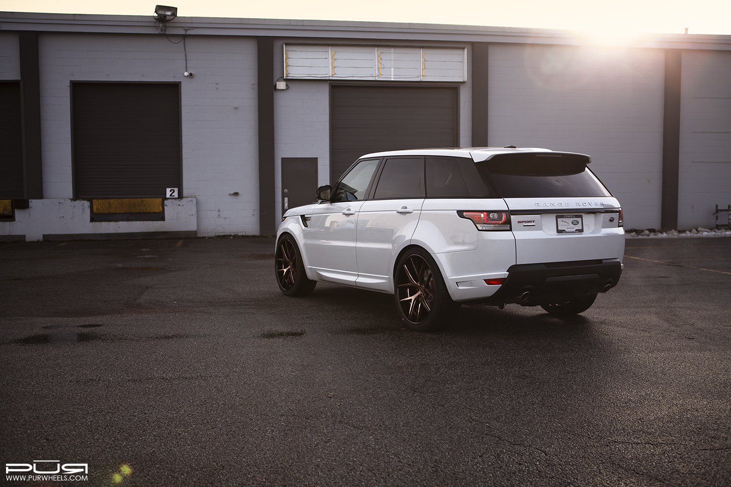 White Range Rover Sport Shod in Gunmetal PUR Rims | CARiD.com Gallery