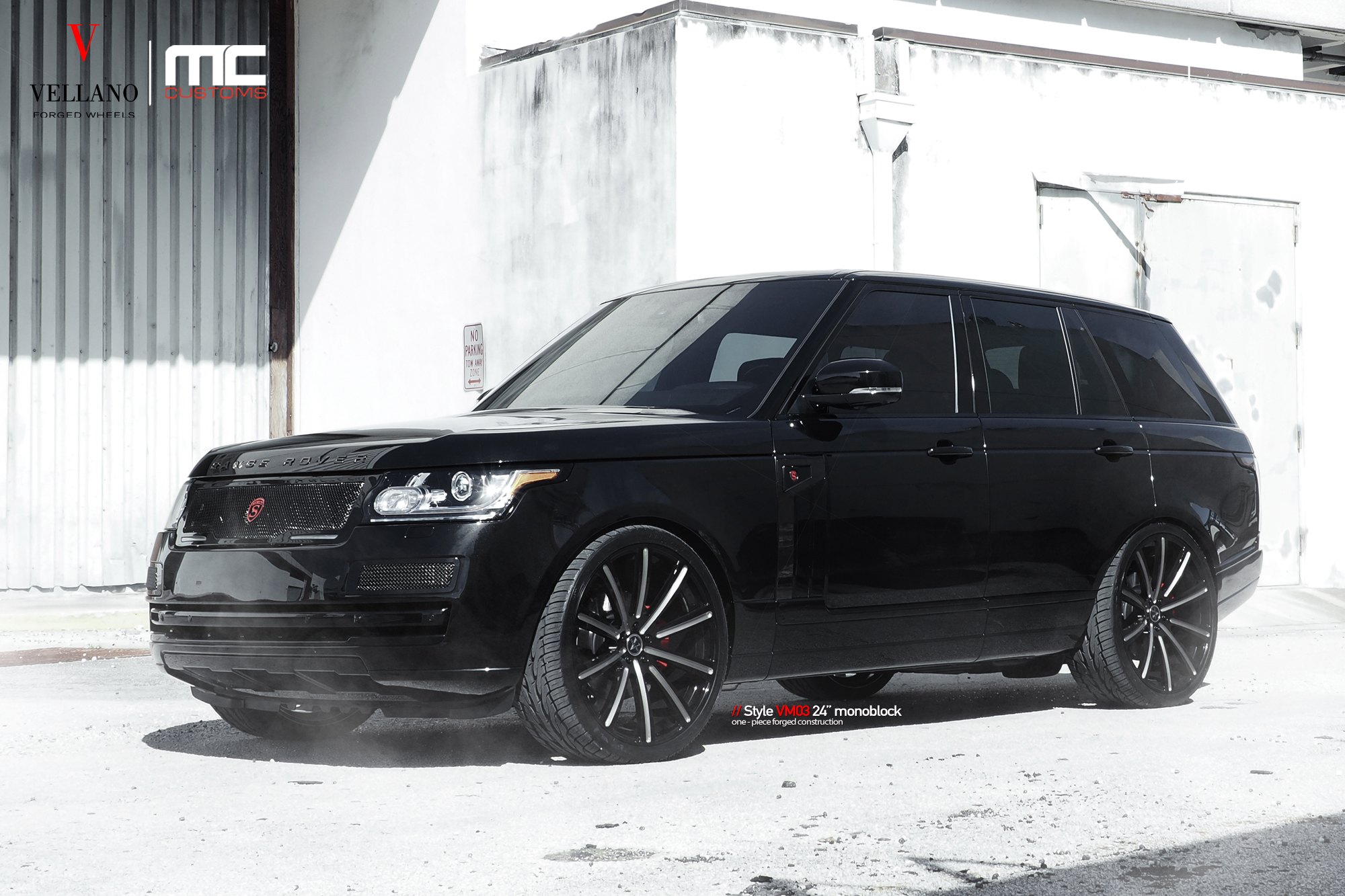 Reworked Face of Black Range Rover by MC Customs | CARiD.com Gallery