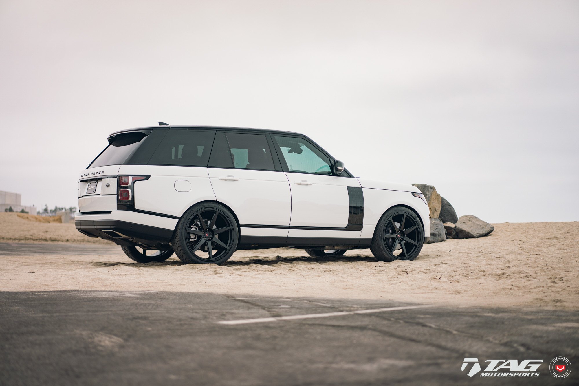 An All-Time Great White Range Rover Gets More Aggressive With Blacked ...