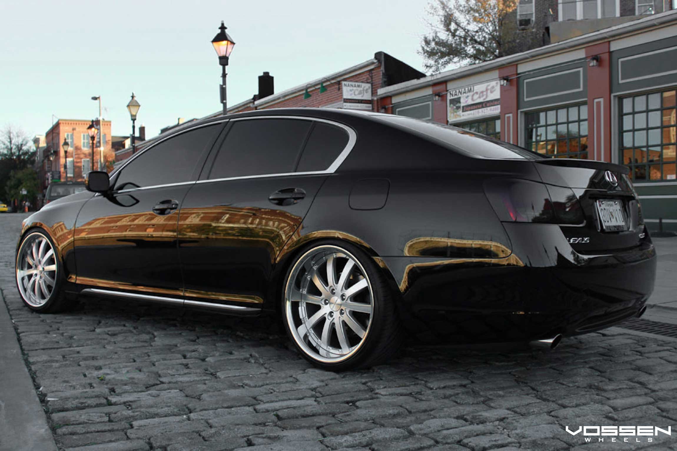 Lowered Suspension and Perfectly Fitted Vossen Rims on Lexus GS | CARiD ...