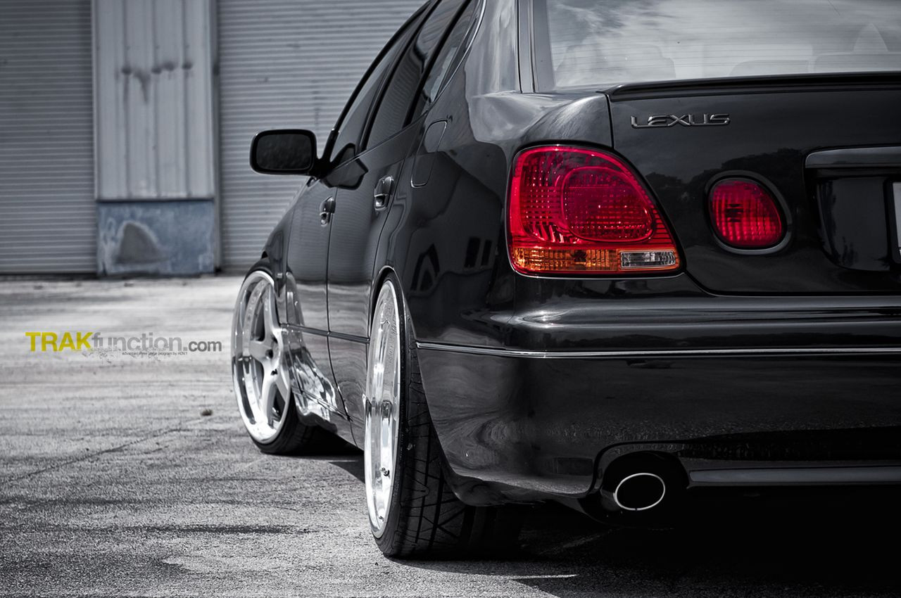 ADV1 Custom Wheels and Lowered Suspension on Lexus GS | CARiD.com Gallery