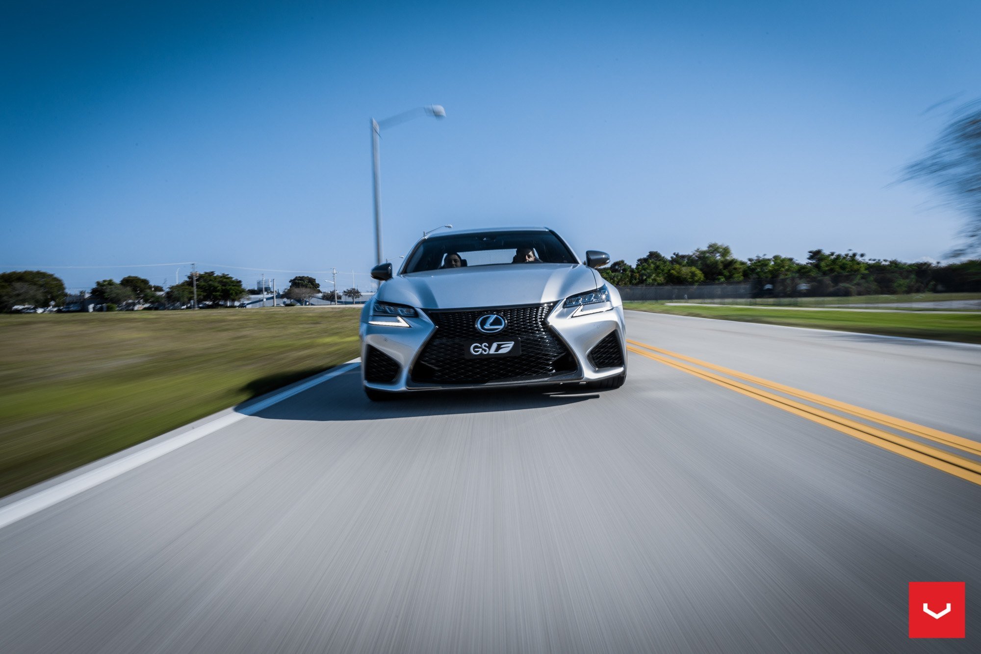 Silver Lexus GS-F With Vossen X Work Custom Wheels | CARiD.com Gallery