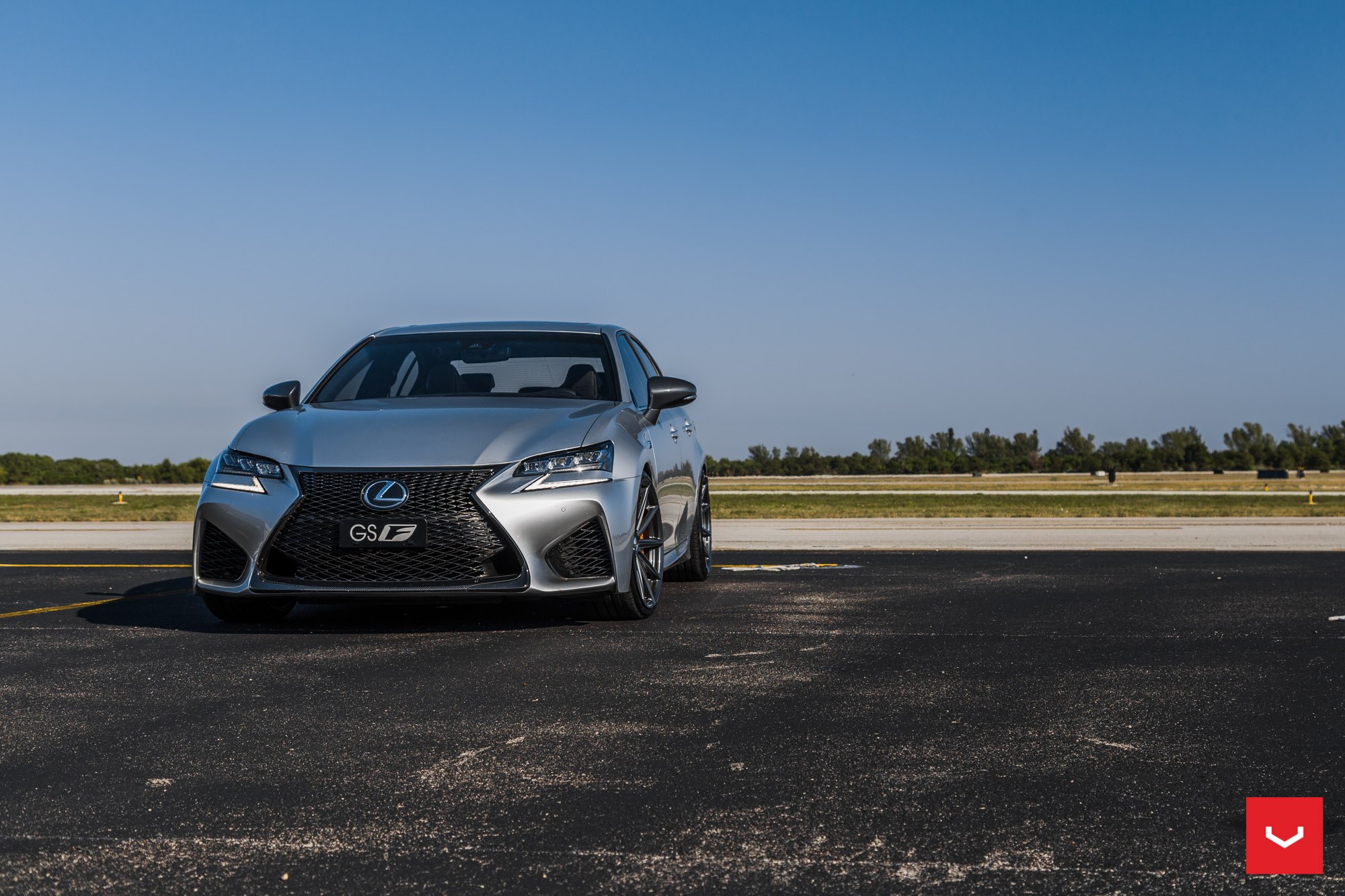 Silver Lexus GS-F With Vossen X Work Custom Wheels | CARiD.com Gallery