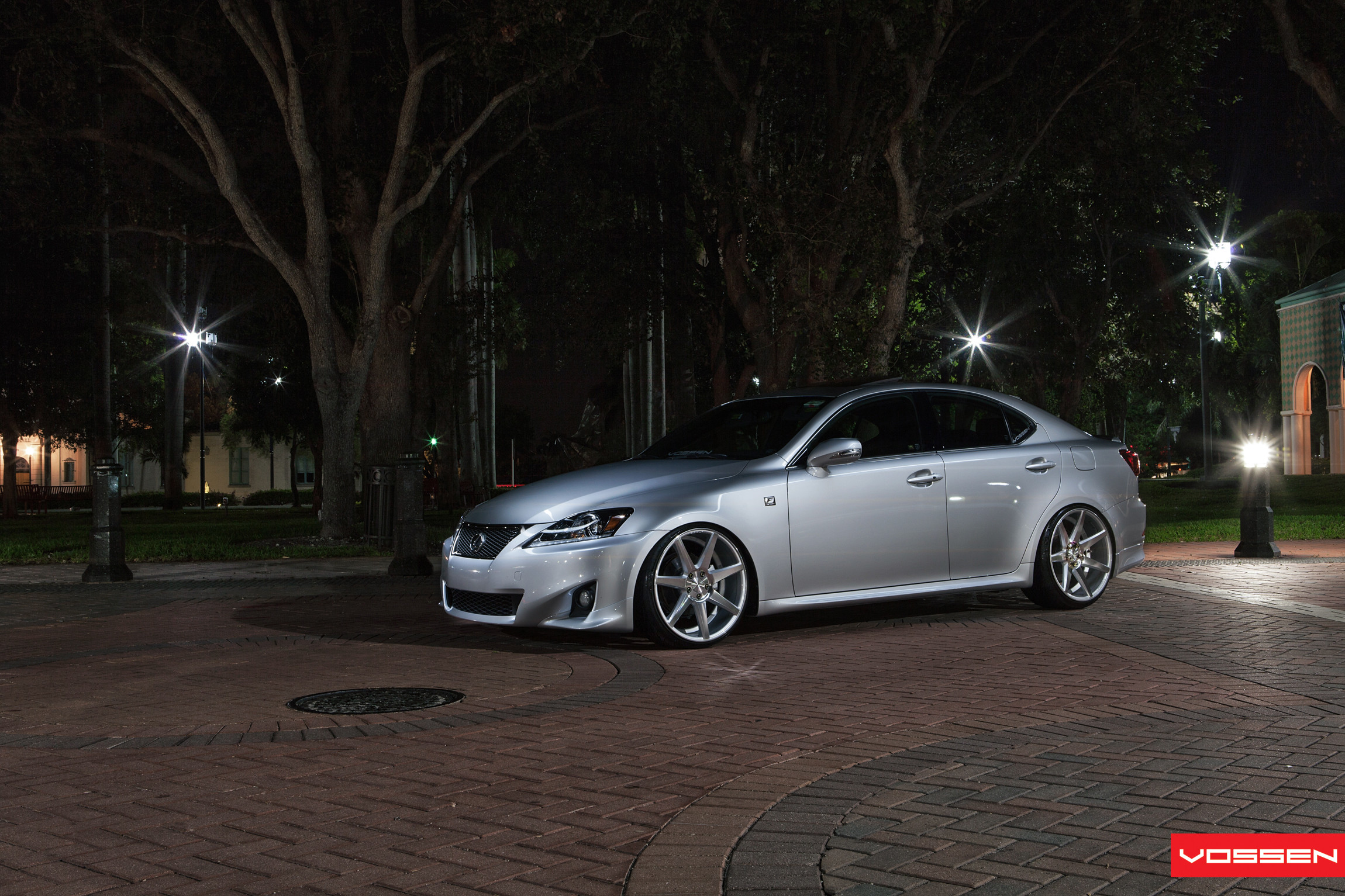 Lowered Lexus IS350 Gets Custom Touches and Vossen Rims | CARiD.com Gallery