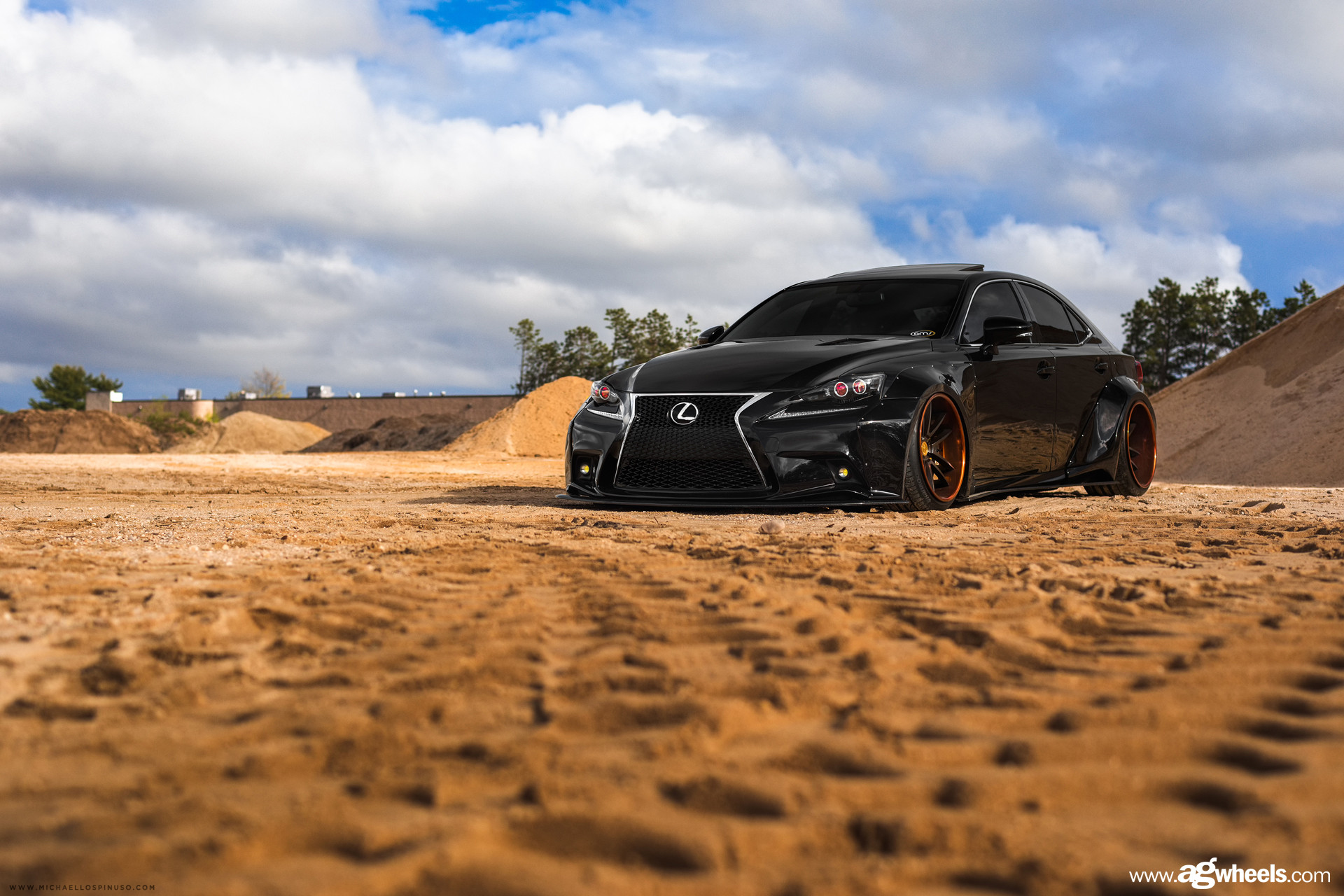 Neckbreaker Detected: Custom Black Stanced Lexus IS | CARiD.com Gallery