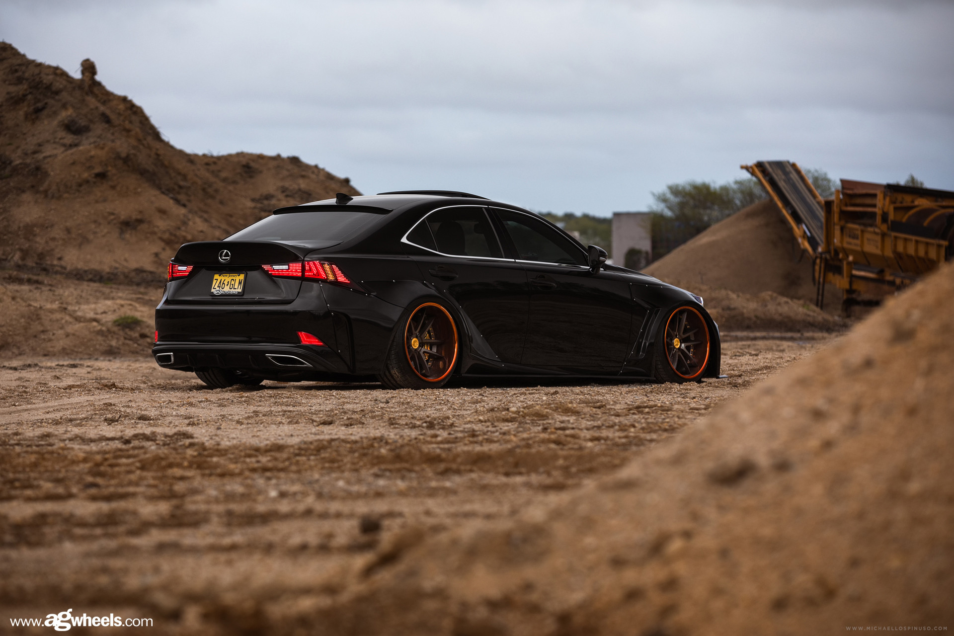 Neckbreaker Detected: Custom Black Stanced Lexus IS | CARiD.com Gallery