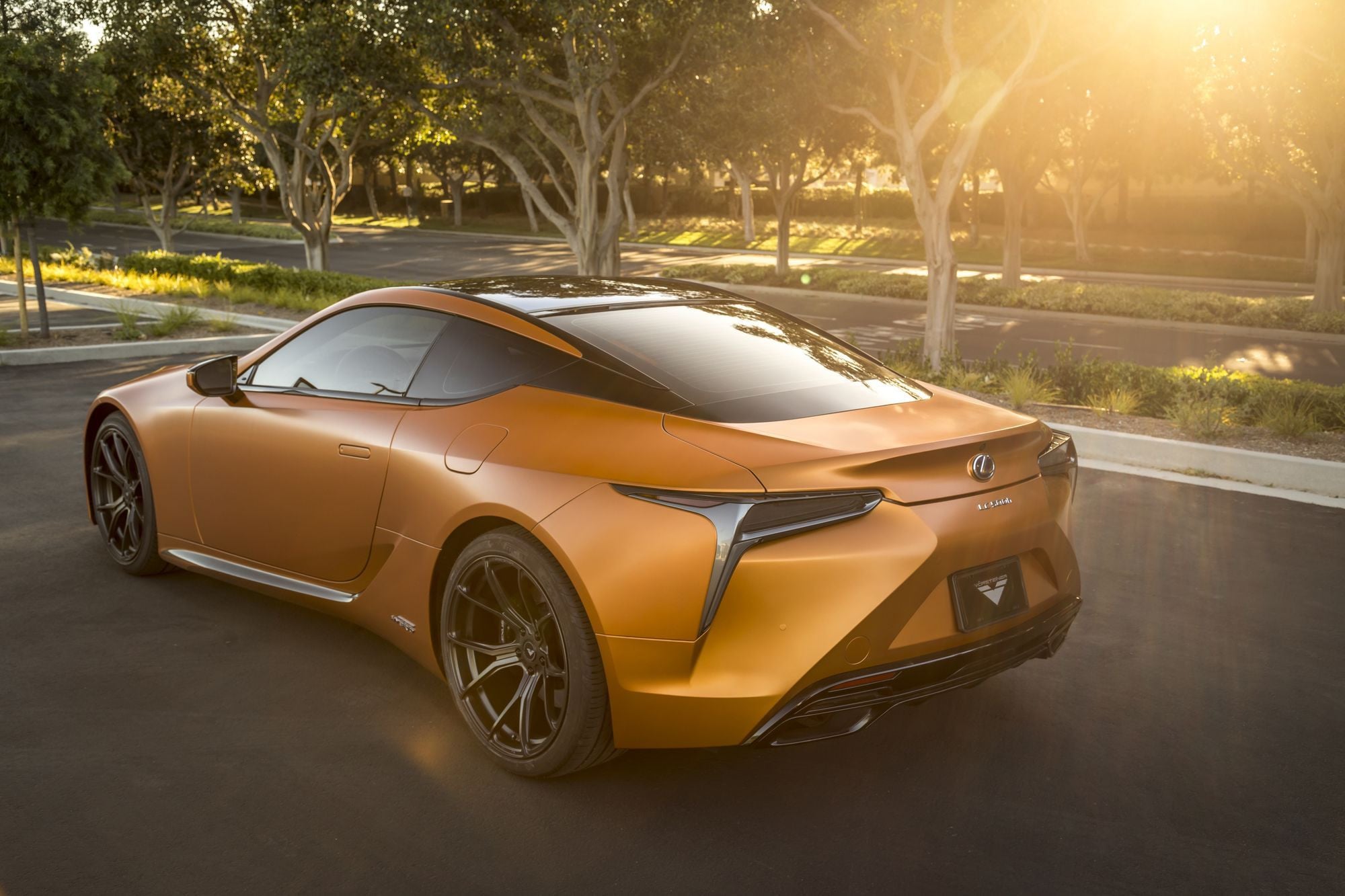Royal Appearance of Customized Orange Lexus LC | CARiD.com Gallery