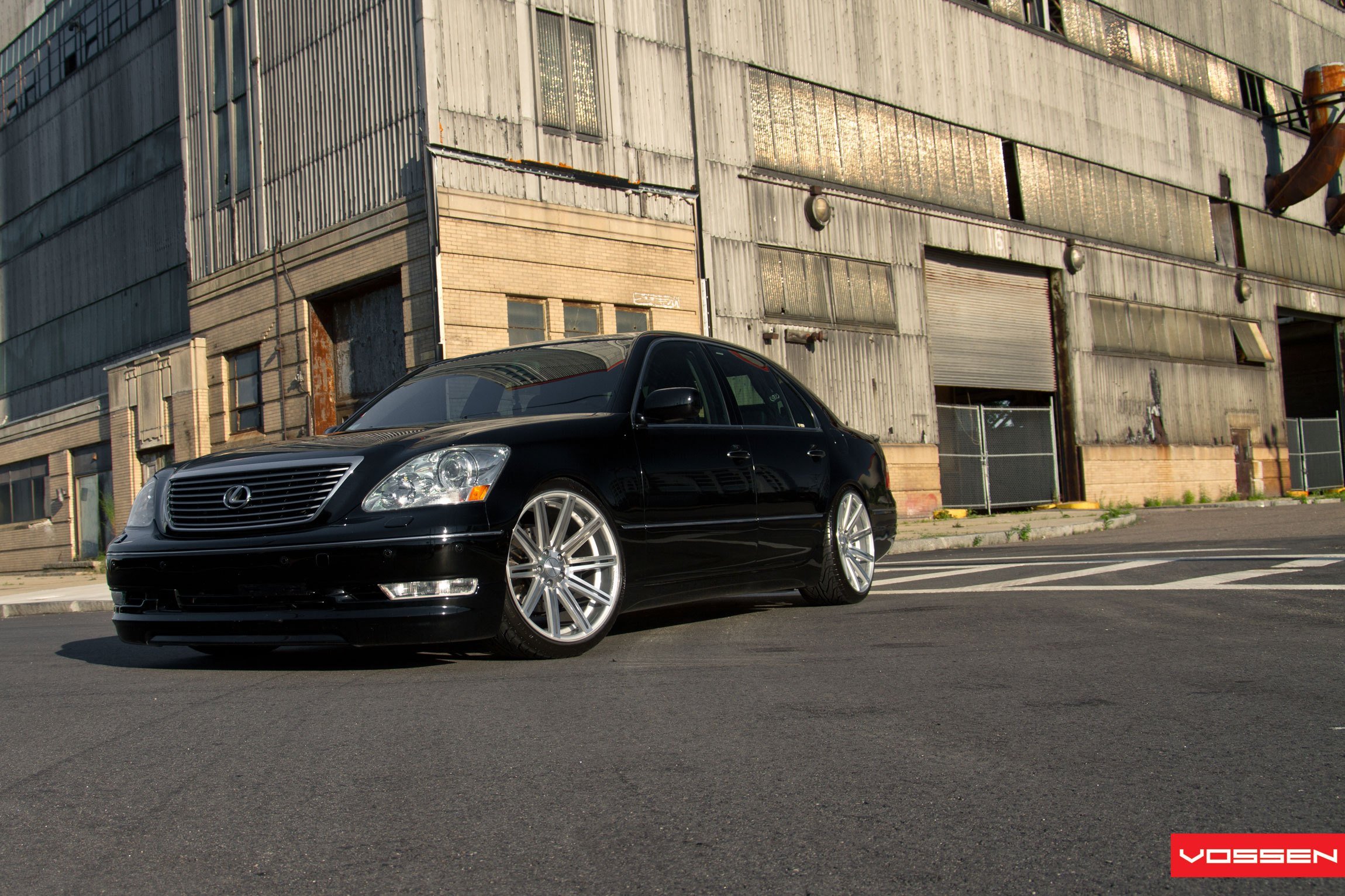 Lowered Suspension and Vossen Custom Rims for Lexus LS | CARiD.com Gallery