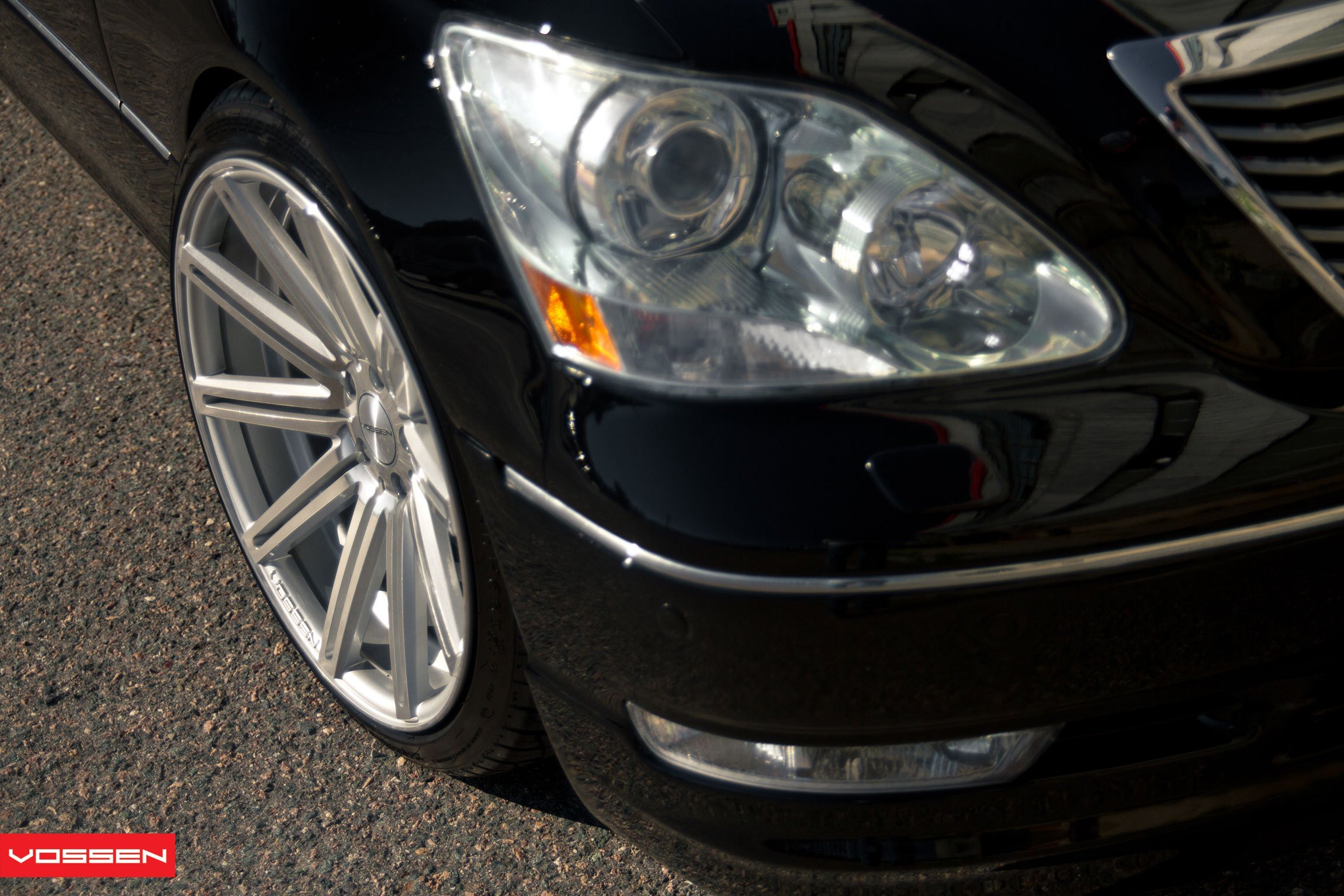 Lowered Suspension and Vossen Custom Rims for Lexus LS | CARiD.com Gallery