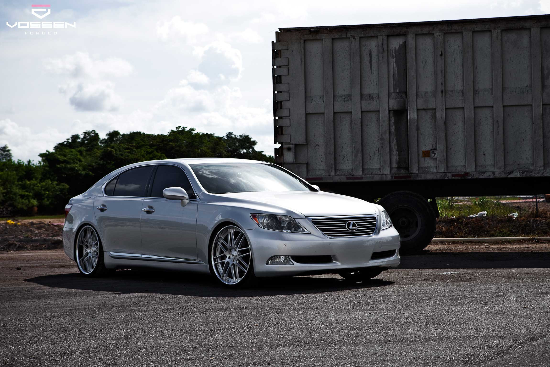 Luxurious Lexus LS460L Boasting Vossen Rims With Polished Lips | CARiD ...