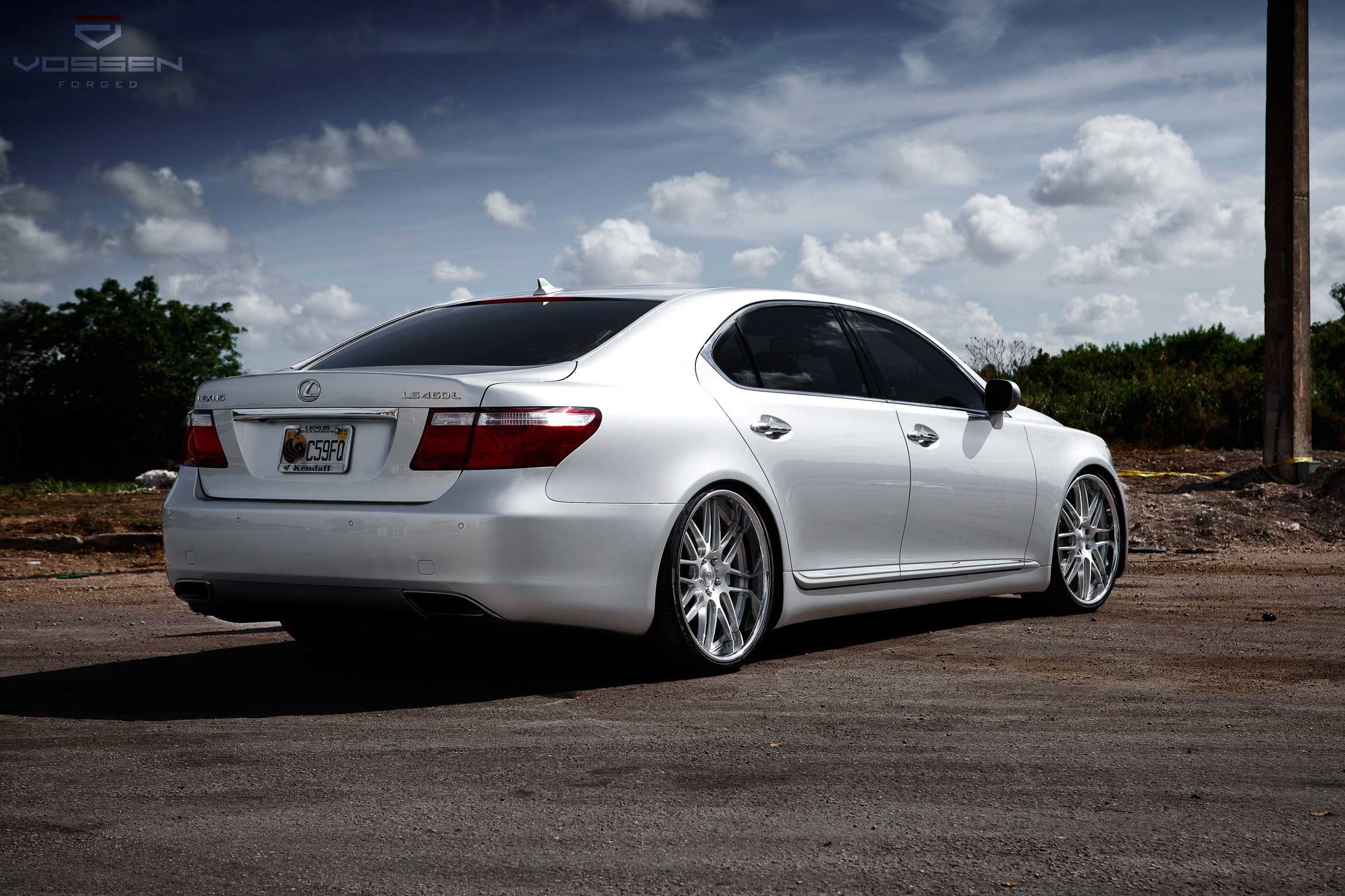 Luxurious Lexus LS460L Boasting Vossen Rims With Polished Lips | CARiD.com Gallery