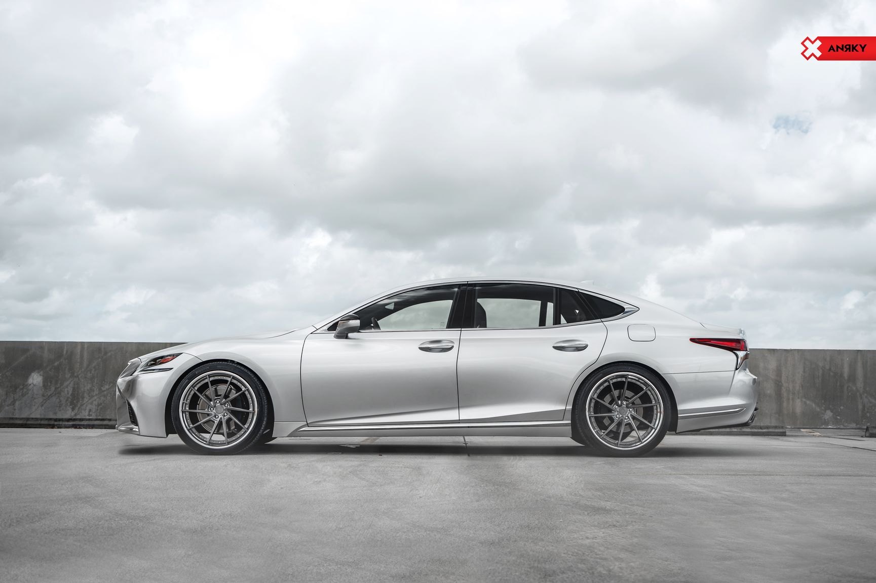 Silver Bullet: Customized Lexus LS Shows Off Chrome Mesh Grille | CARiD ...
