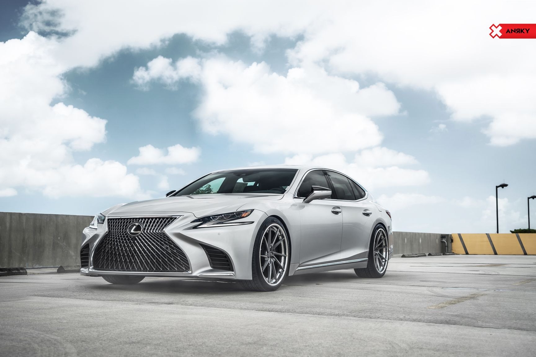 Silver Bullet: Customized Lexus LS Shows Off Chrome Mesh Grille | CARiD ...