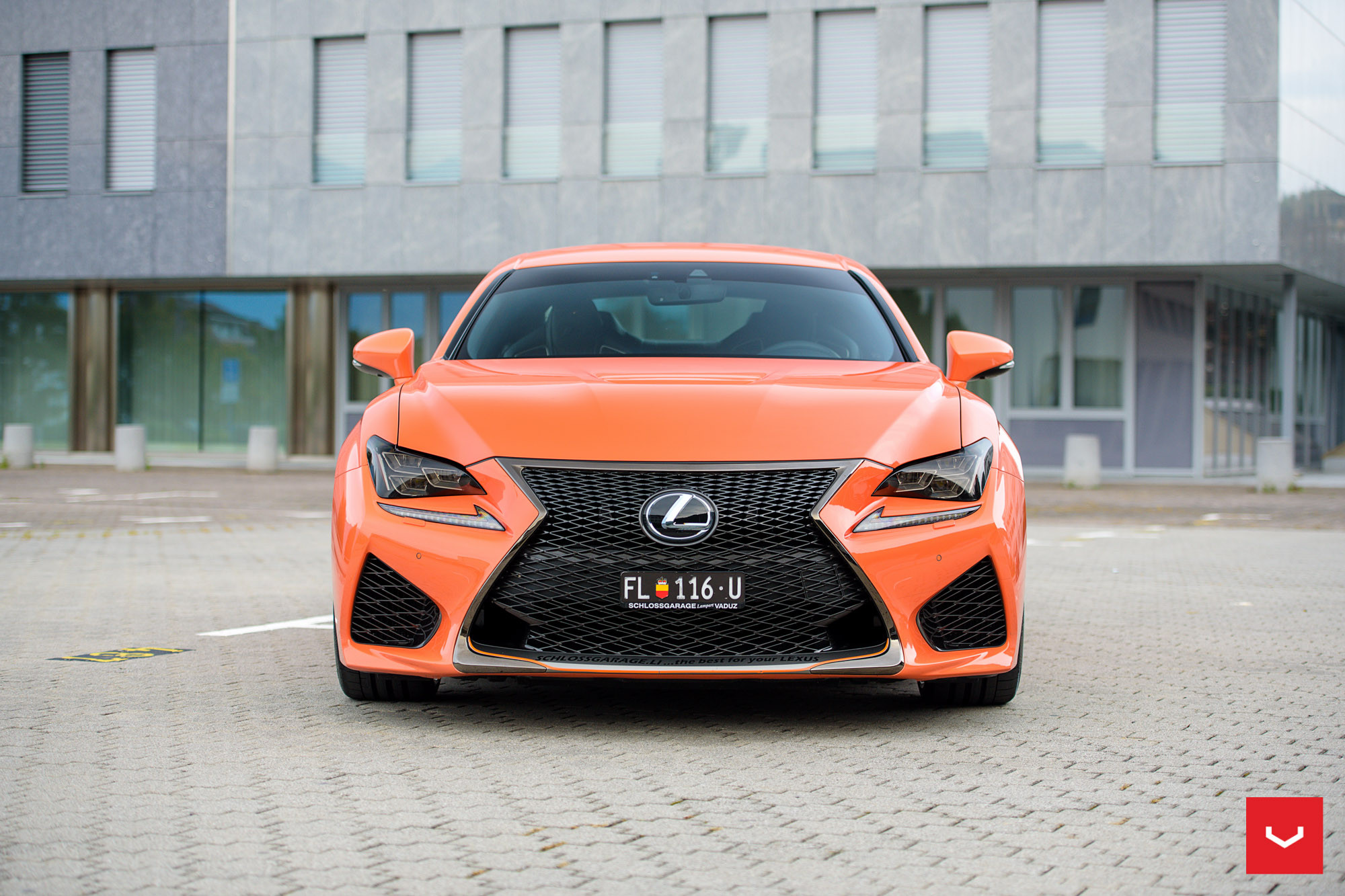 Bold Ride: Custom Orange Lexus RC with Black Details | CARiD.com Gallery