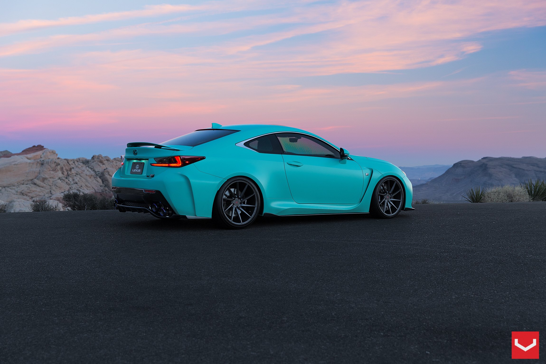 Custom Painted Mint Lexus RC on Aftermarket Wheels | CARiD.com Gallery