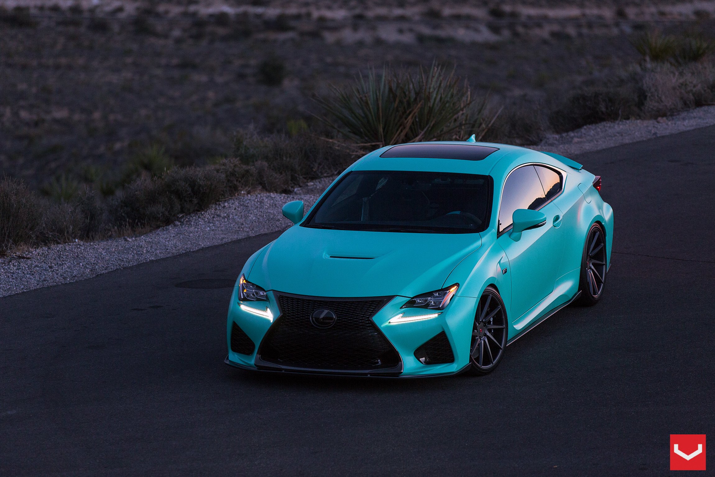 Custom Painted Mint Lexus RC on Aftermarket Wheels | CARiD.com Gallery