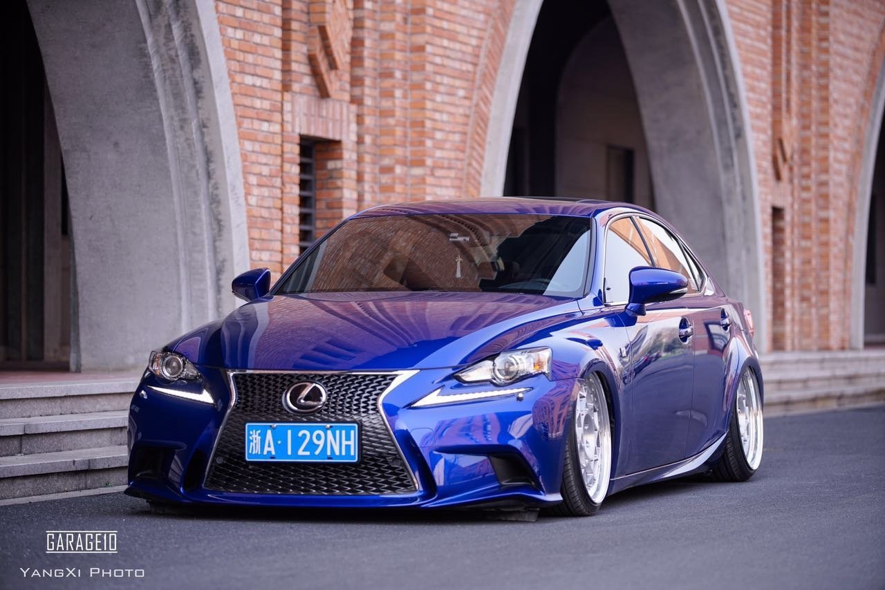 Lexus IS Slammed To The Ground on Rotiform Custom Wheels | CARiD.com ...