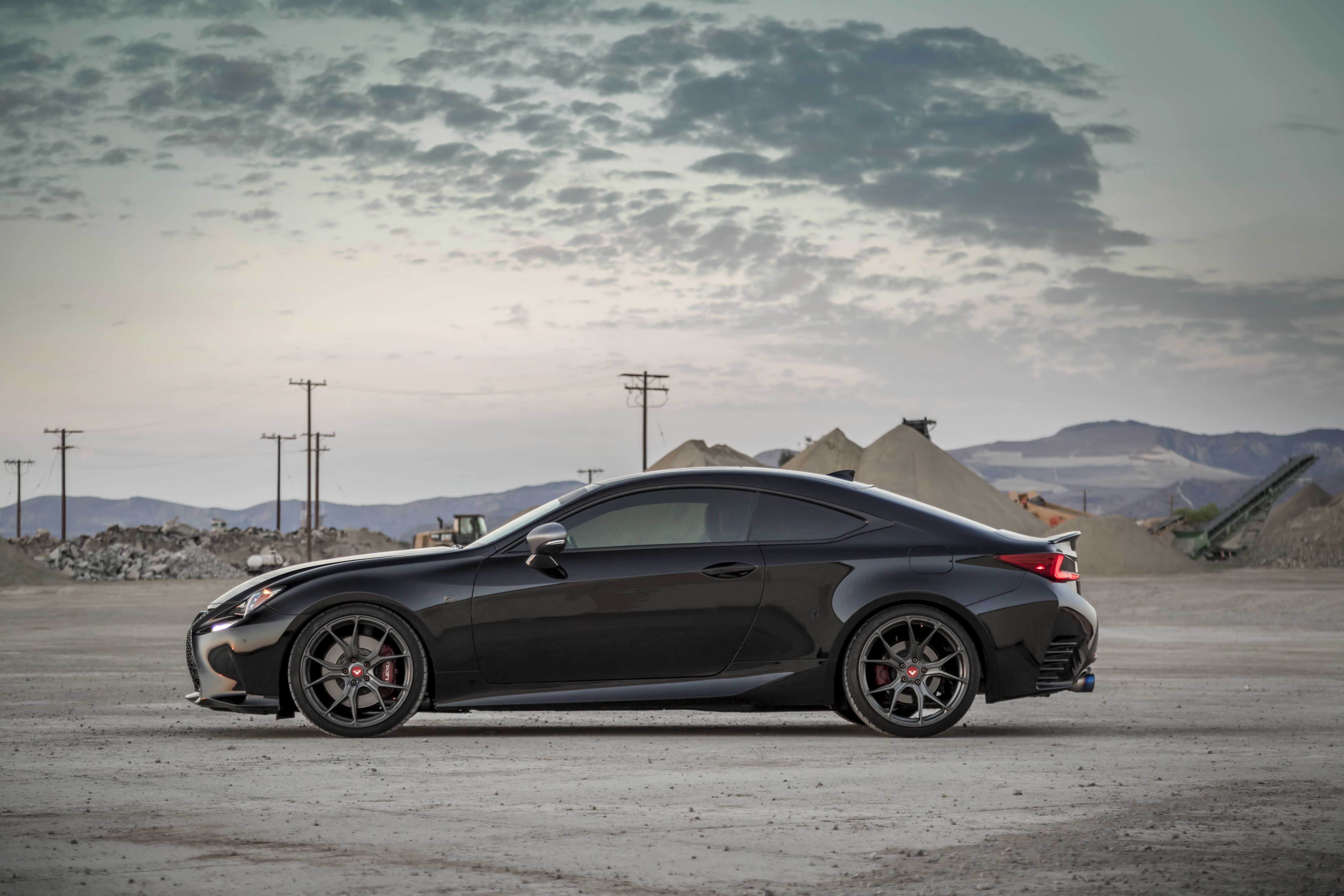 Murdered Out Lexus RC Gets More Mysterious Look with Vorsteiner Rims ...