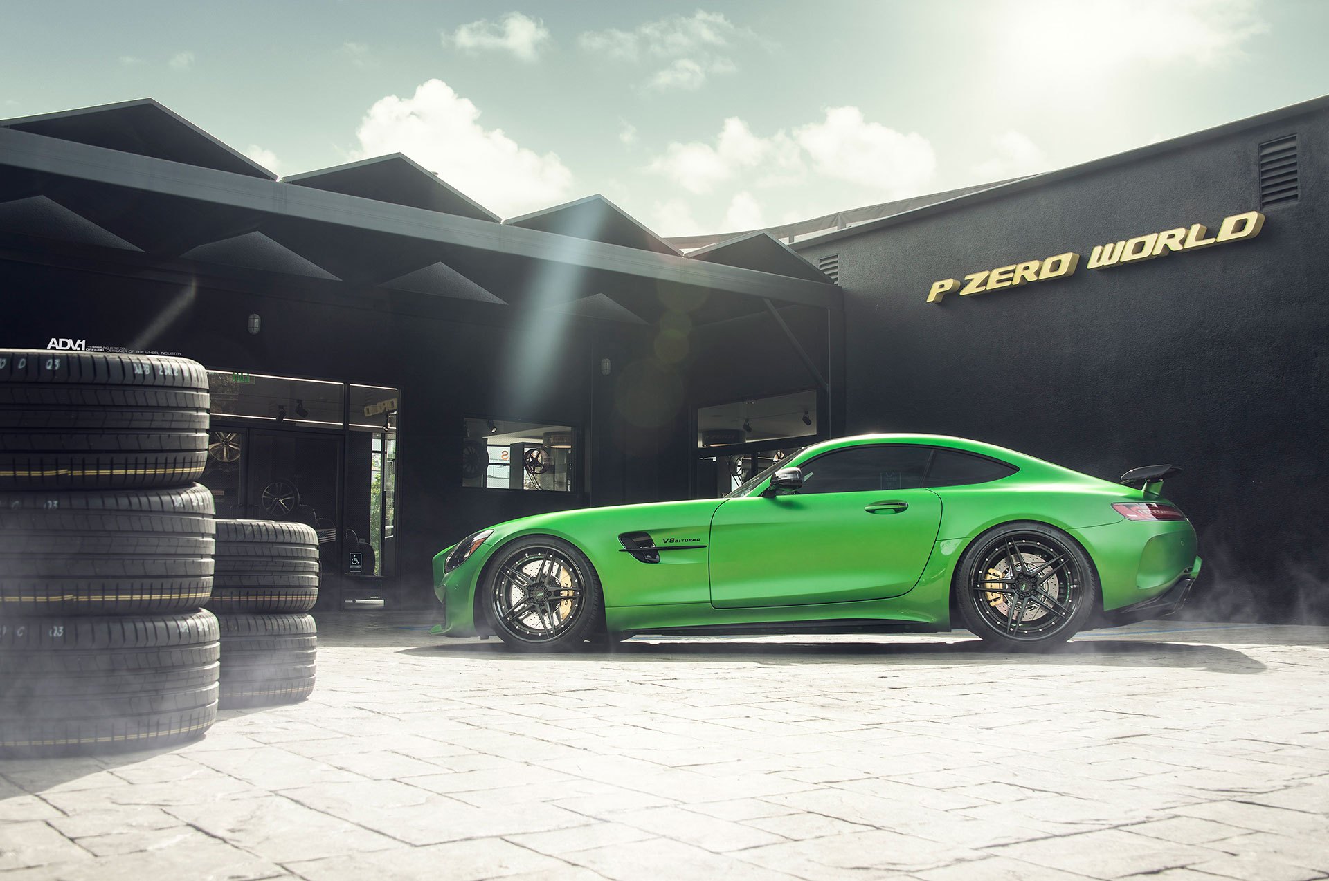 Magnetic Green Mercedes AMG GT Goes Through Stylish Transformation ...