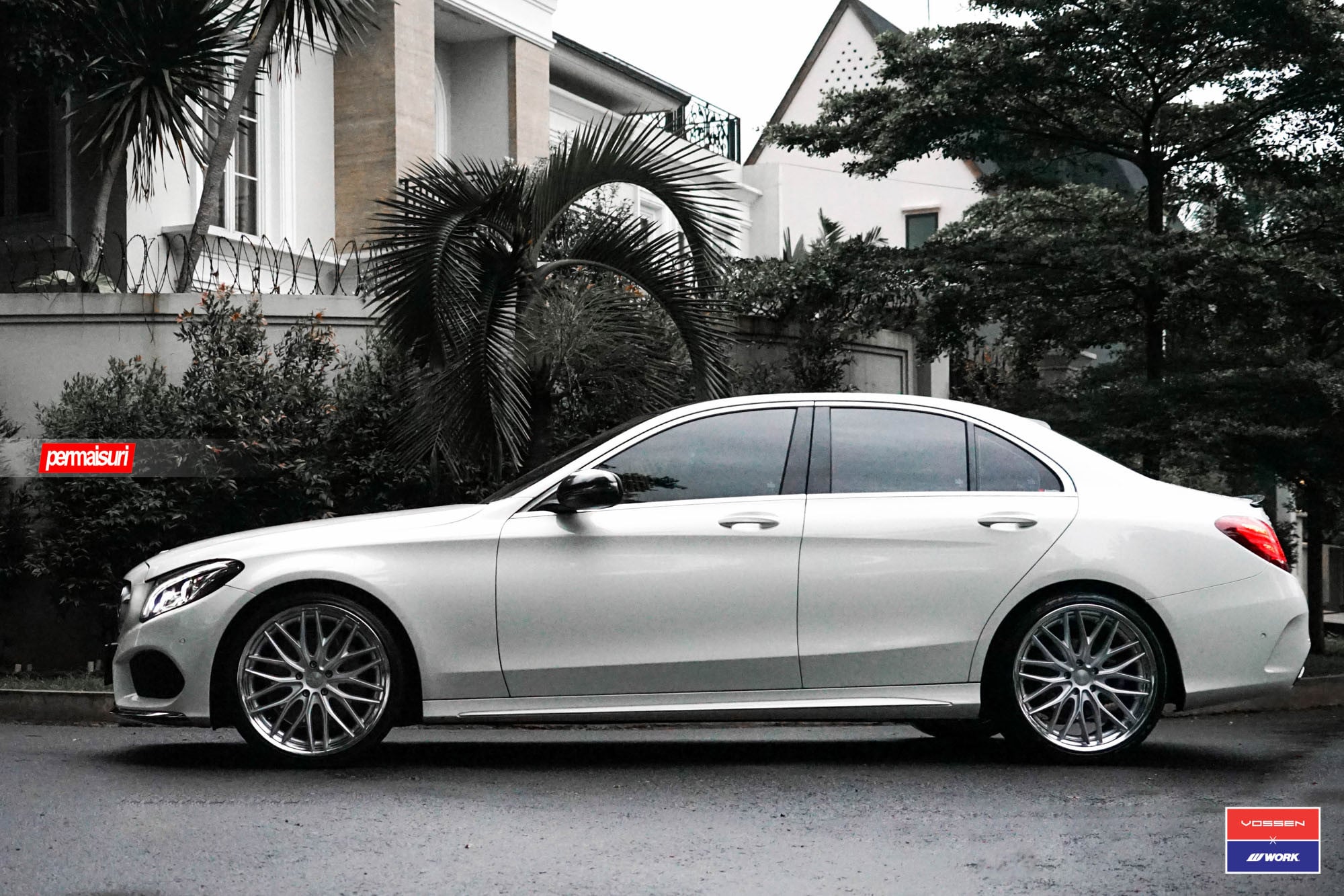 Mercedes C Class Looking Glamorous with Custom Chrome Parts | CARiD.com ...