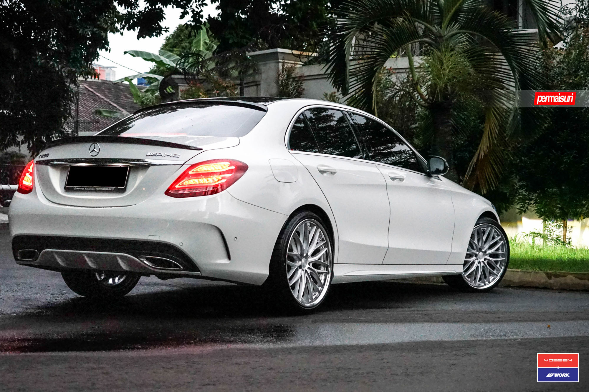 Mercedes C Class Looking Glamorous with Custom Chrome Parts | CARiD.com ...