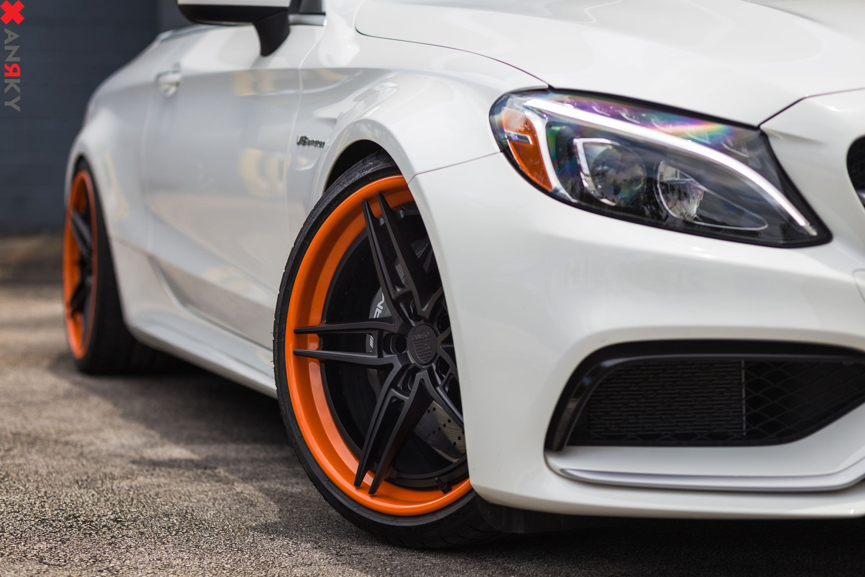 White Convertible Mercedes C Class Gets a Few Eye-Catching Exterior Add ...