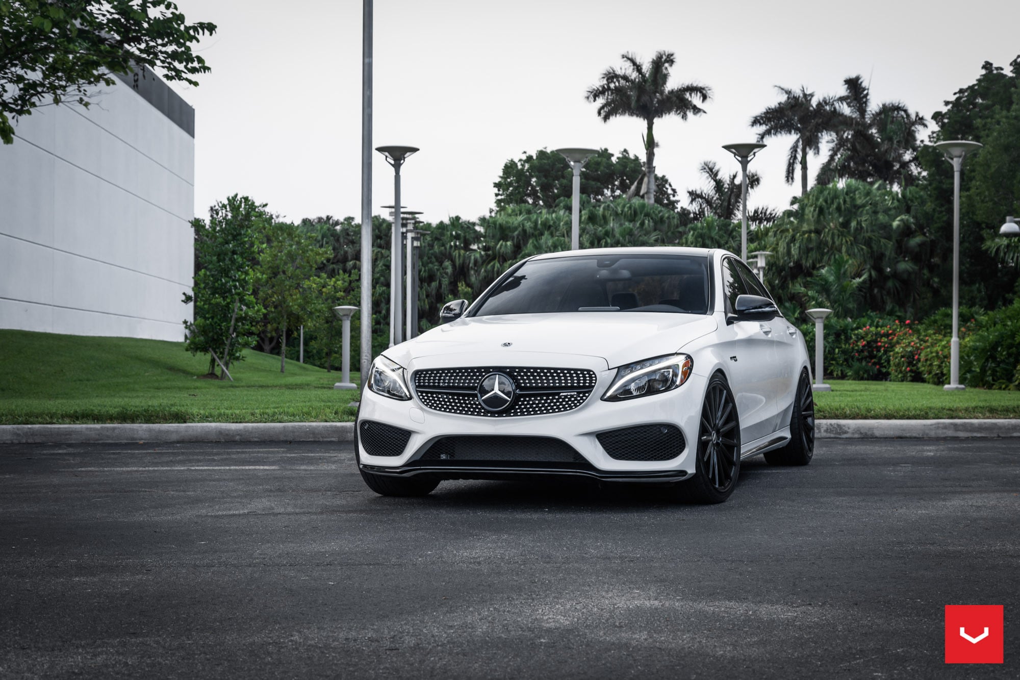 Unique and Likable: White Mercedes C Class Benefits From Custom ...