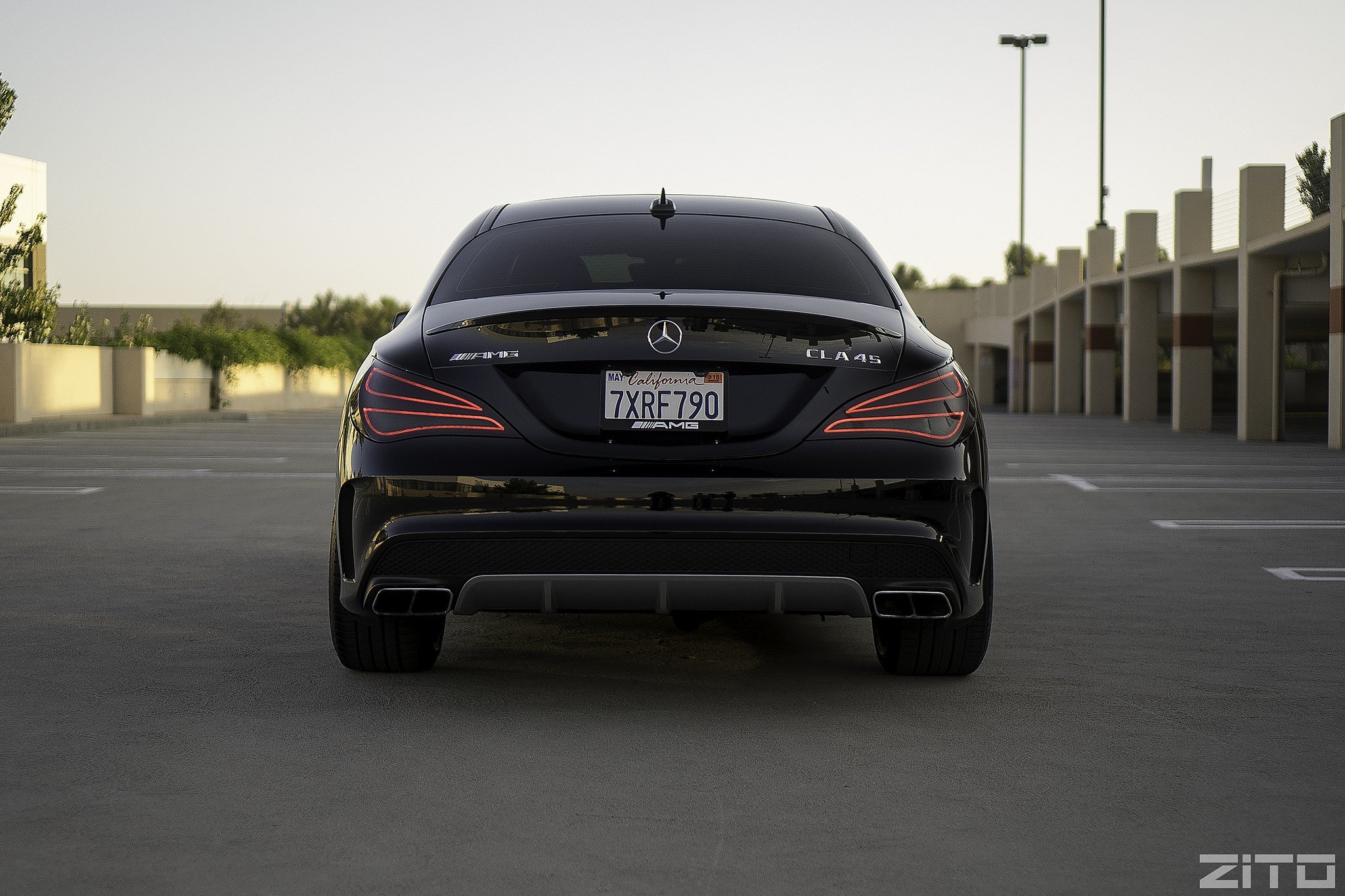 Thrilling Murdered Out Custom Mercedes CLA Class | CARiD.com Gallery
