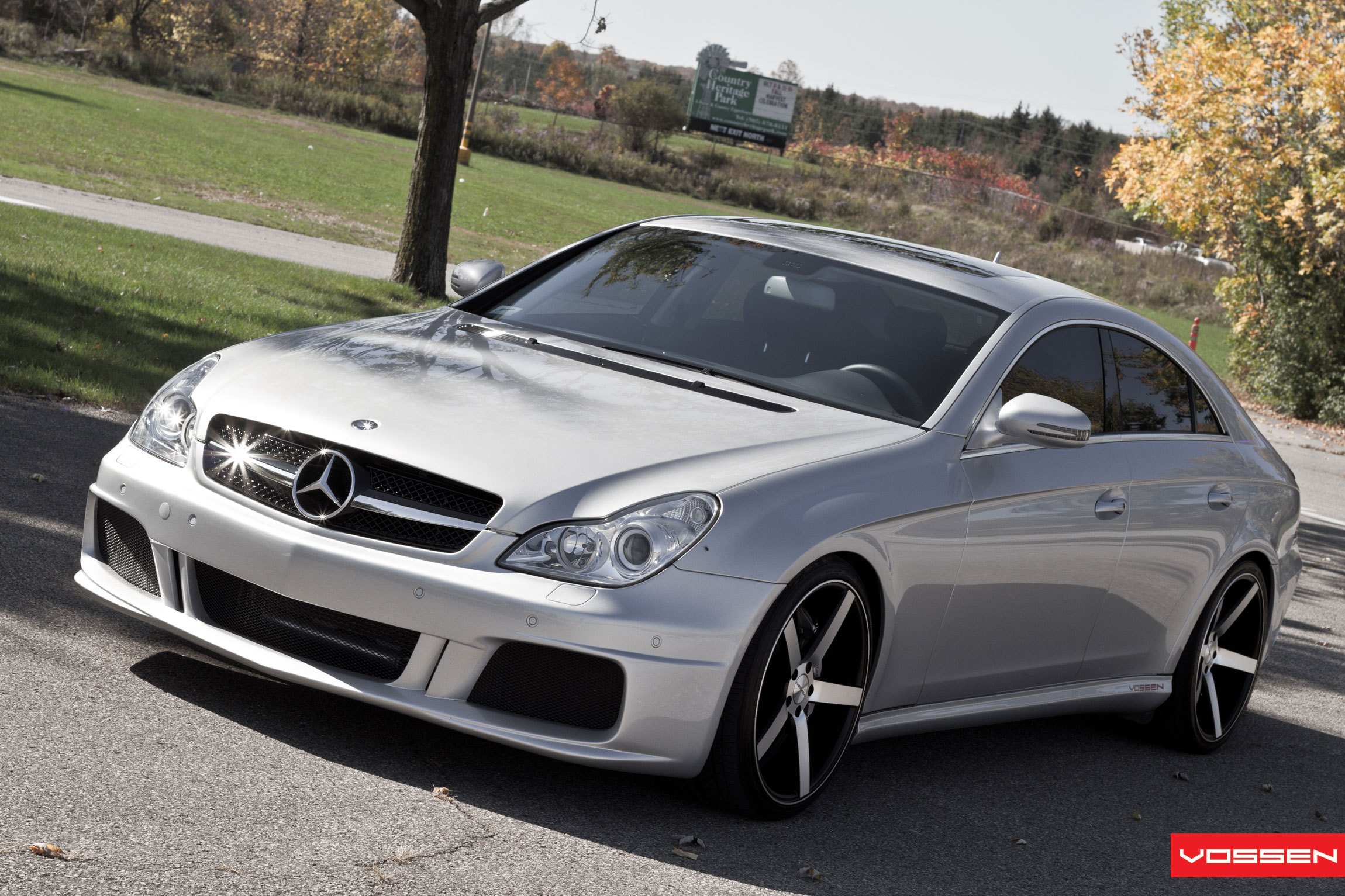 Silver Arrow - Mercedes CLS Enhanced With Vossen Custom Wheels | CARiD ...