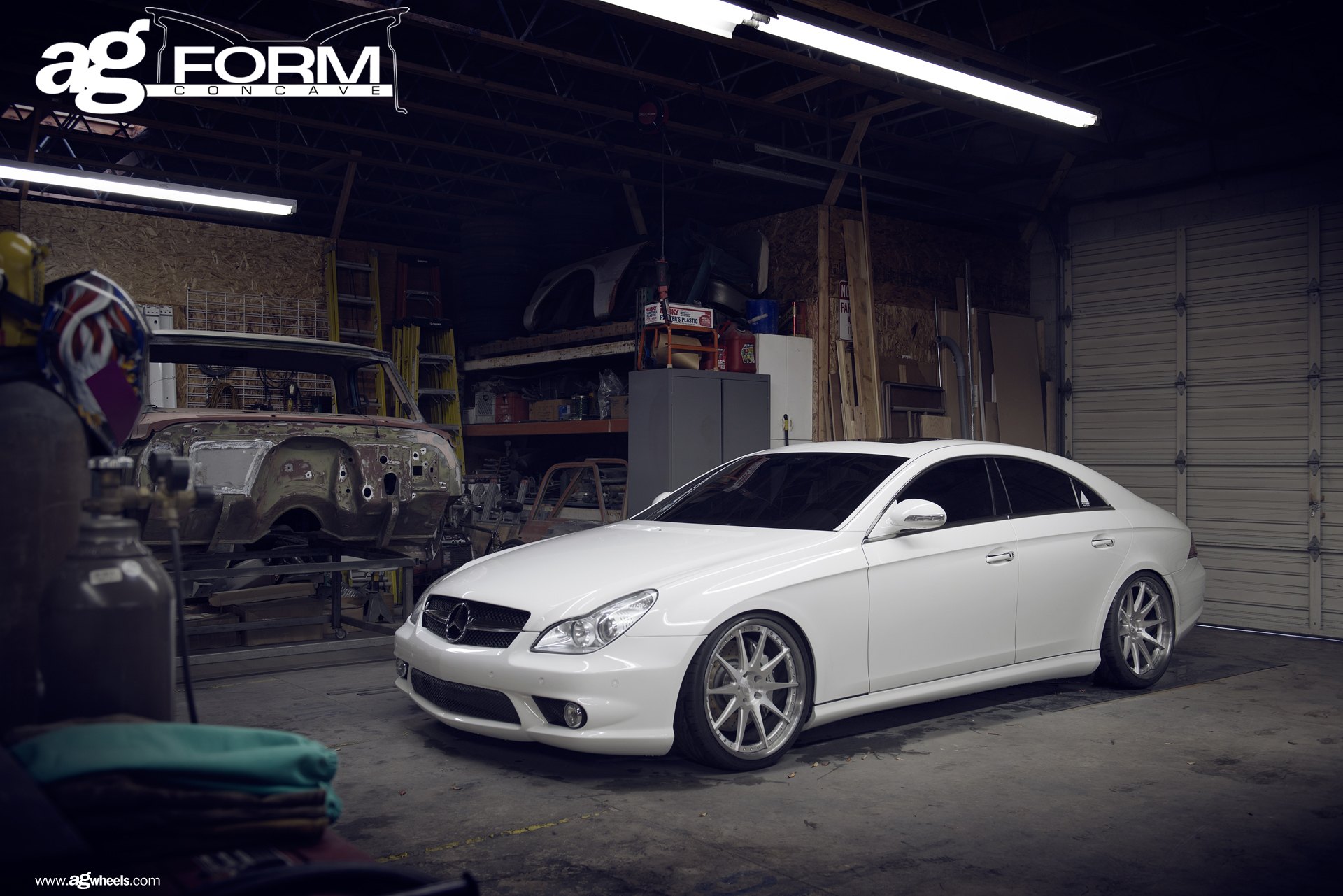 When Form Meets Function: White Mercedes CLS with Custom Accessories ...