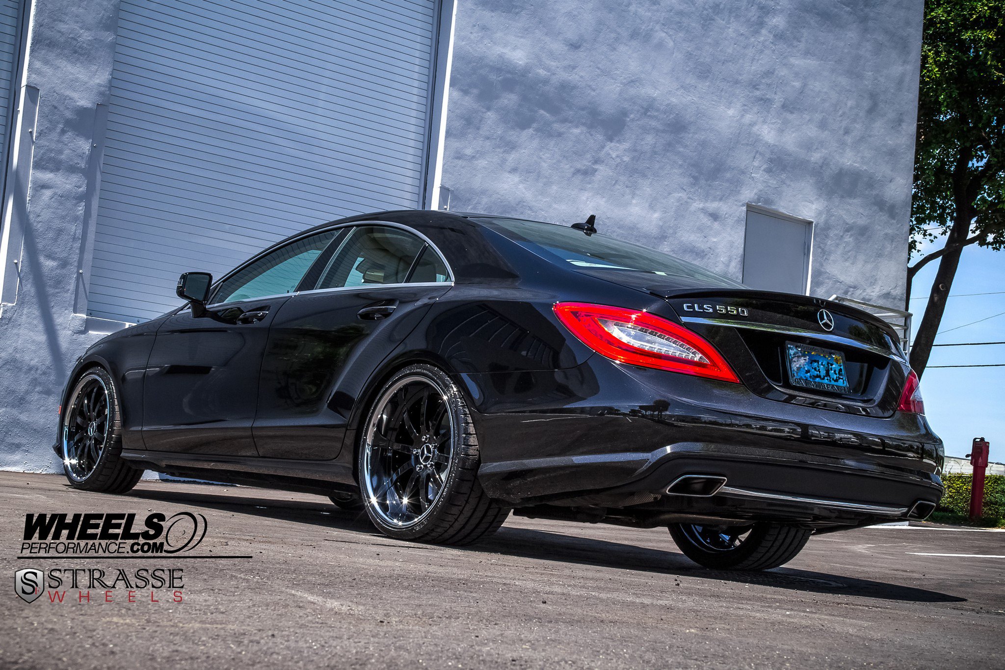 Black Mercedes CLS-Class Turned into Stylish Beast with Strasse Wheels ...