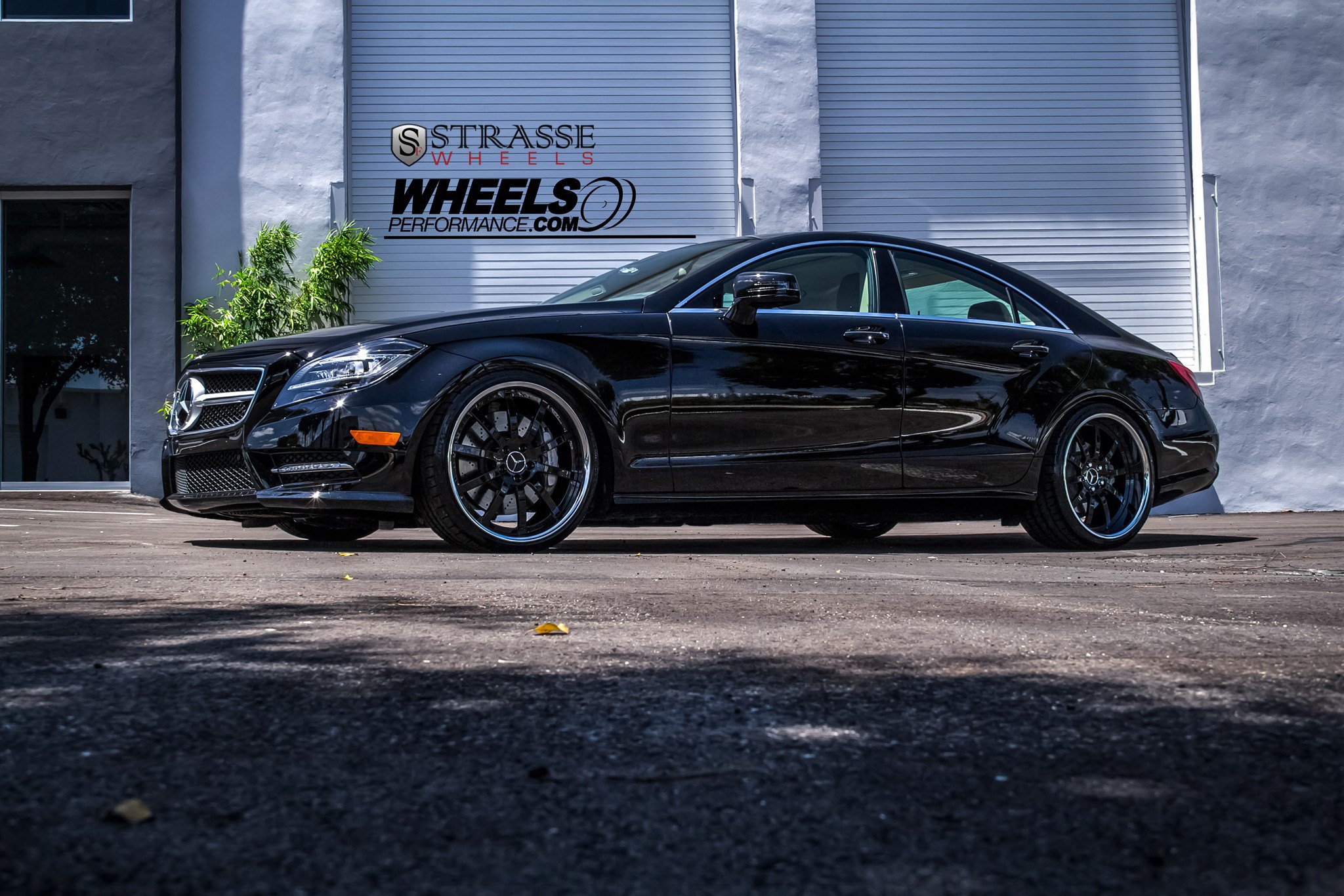 Black Mercedes CLS-Class Turned into Stylish Beast with Strasse Wheels ...