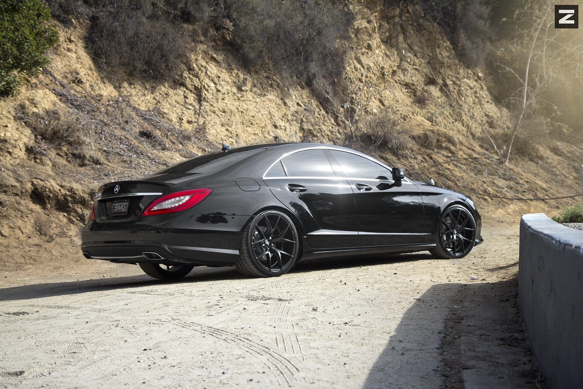 Elegant Beast: Black Mercedes CLS | CARiD.com Gallery