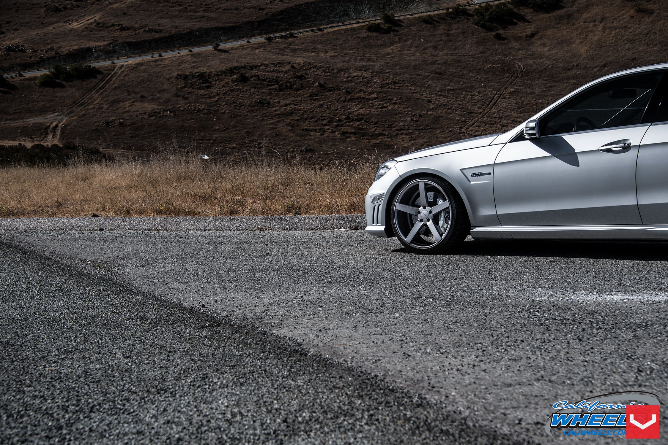 Classy Silver Metallic Mercedes E63 AMG Put on Vossen Forged Wheels ...