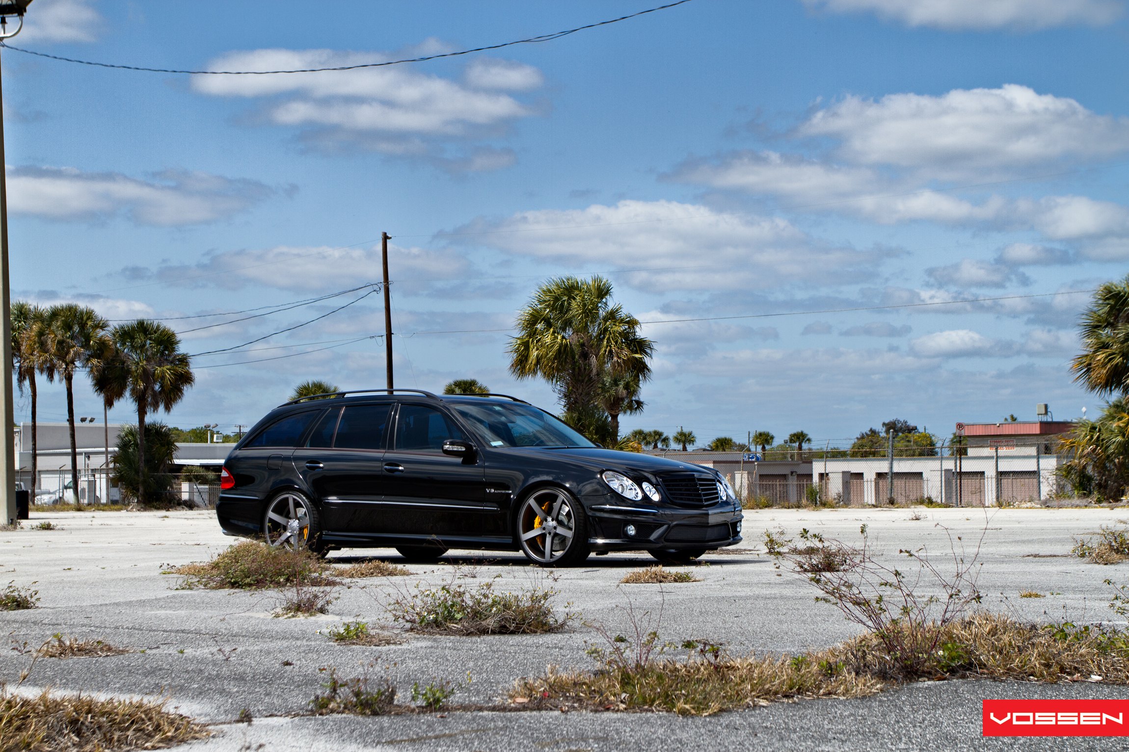German V8 Station Wagon - E55 AMG Rocking Vossen Rims | CARiD.com Gallery