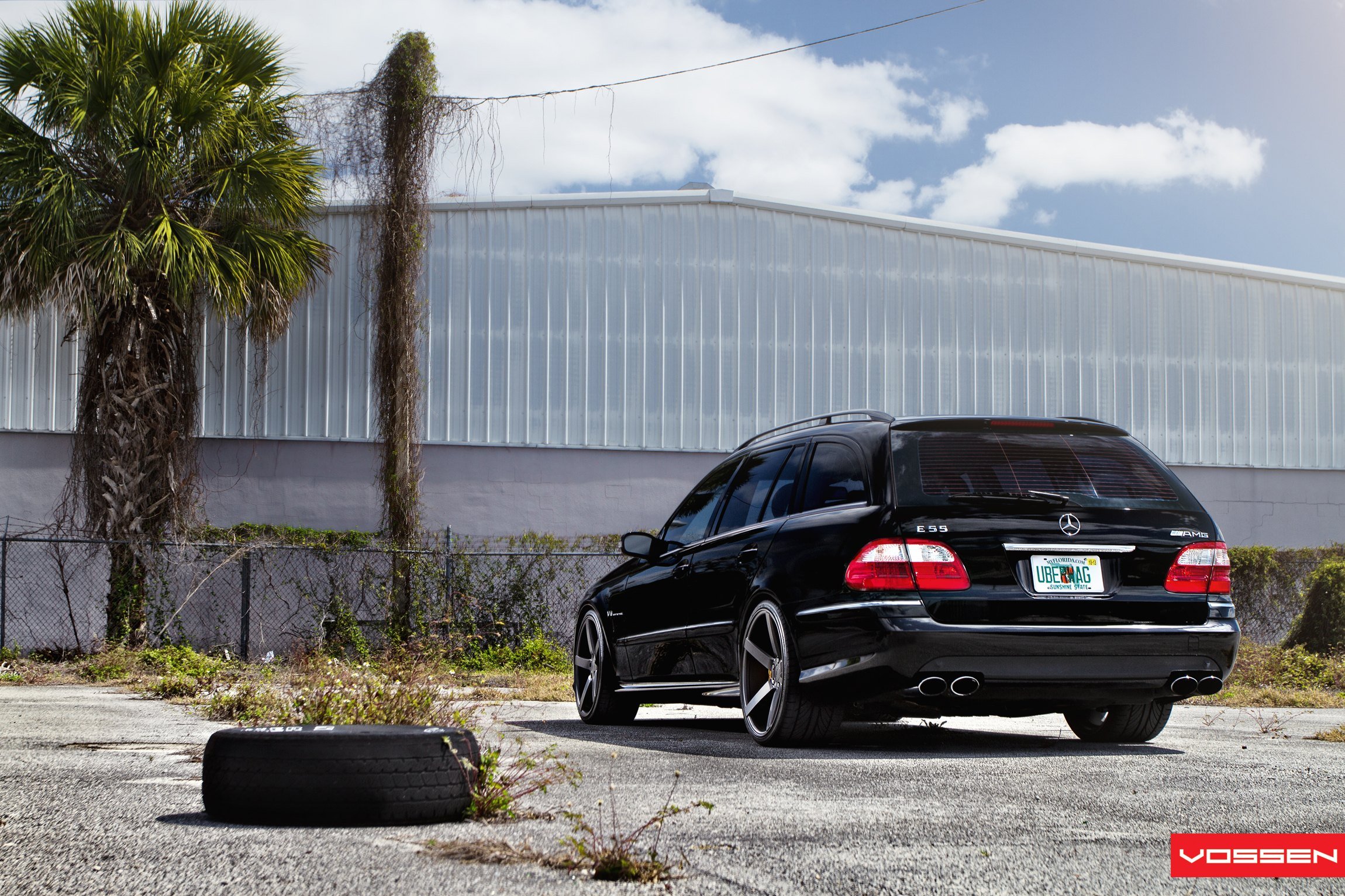 German V8 Station Wagon - E55 AMG Rocking Vossen Rims | CARiD.com Gallery