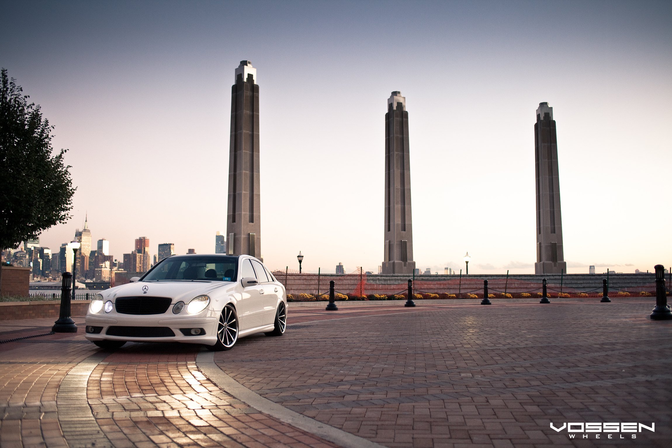 Stanced and Clean - White Mercedes E-Class With lowered Suspension ...