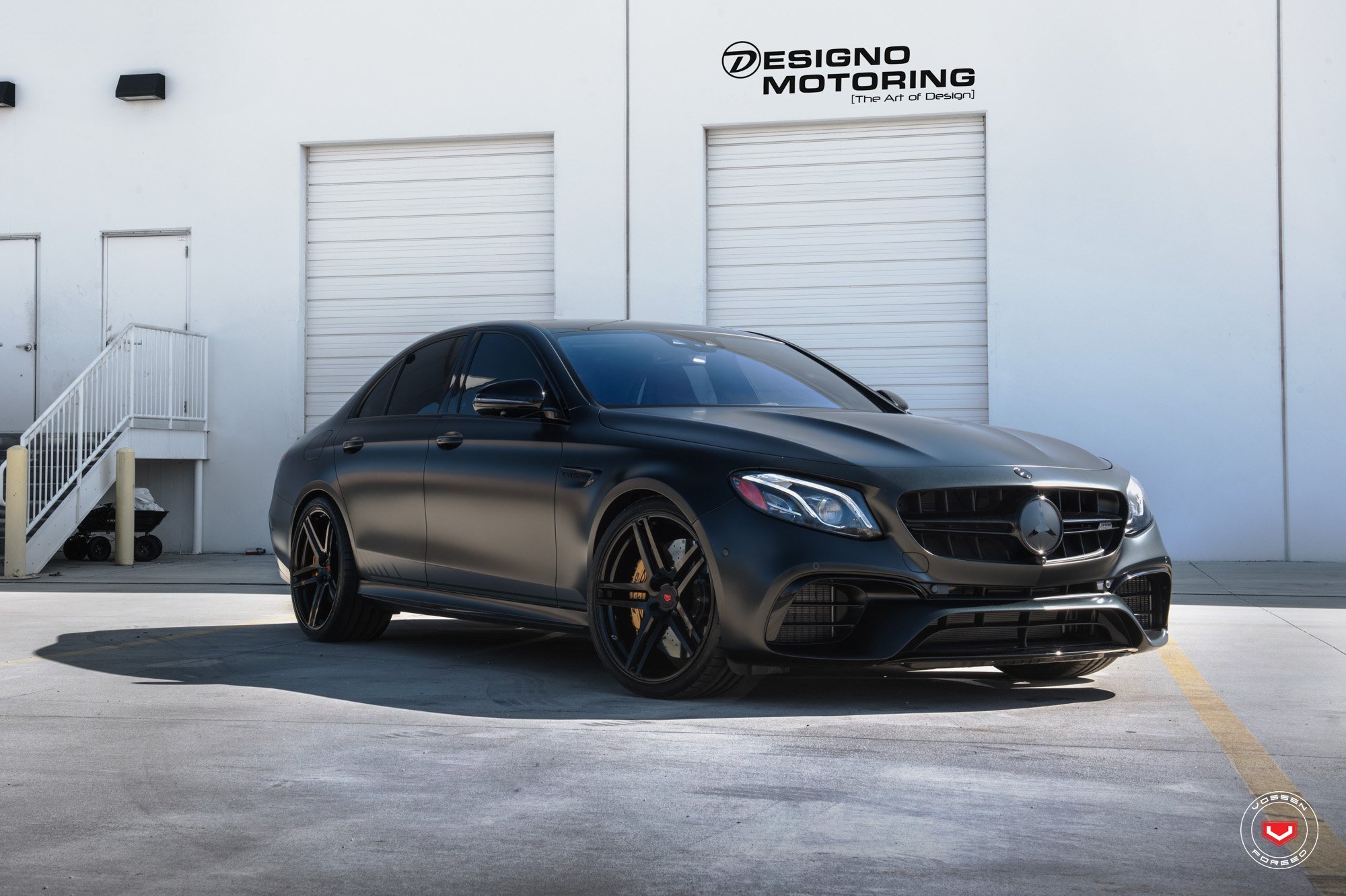 Sinister Never Looked So Good: Matte Black Mercedes E Class with Custom ...