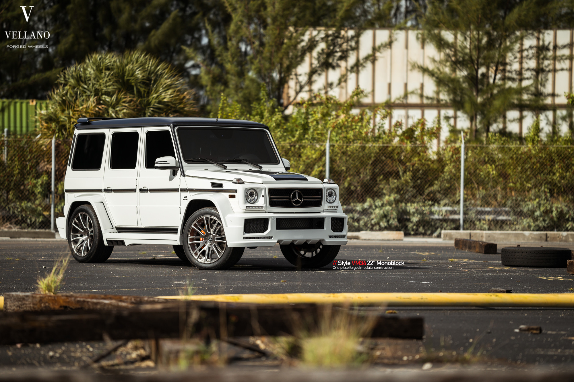 White Mercedes G Class Dressed Up in Custom Body Kit and Put on ...