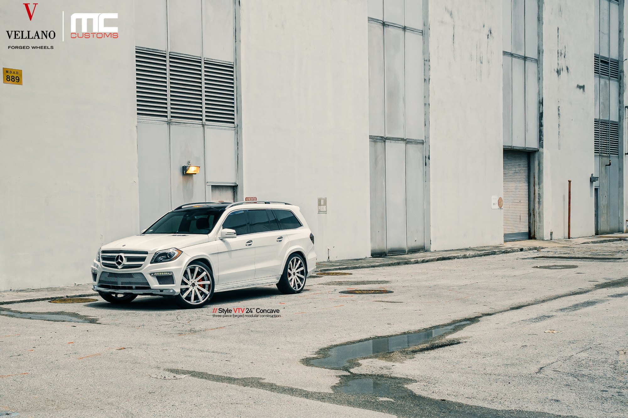 Extravagant White Mercedes GL Class with Modern LED Lighting | CARiD ...